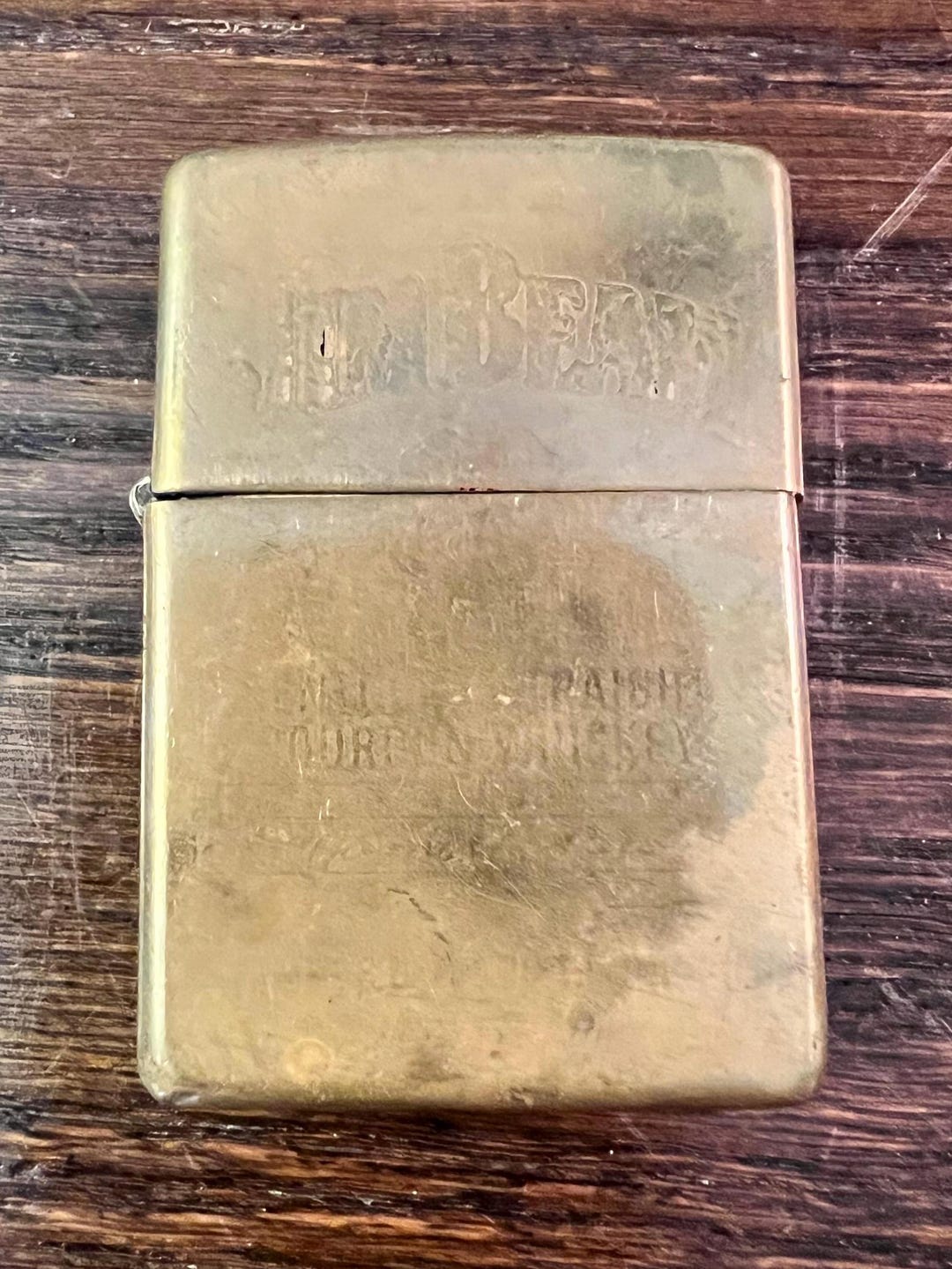 Vintage 1996 Brass Jim Beam Zippo Lighter - Etsy