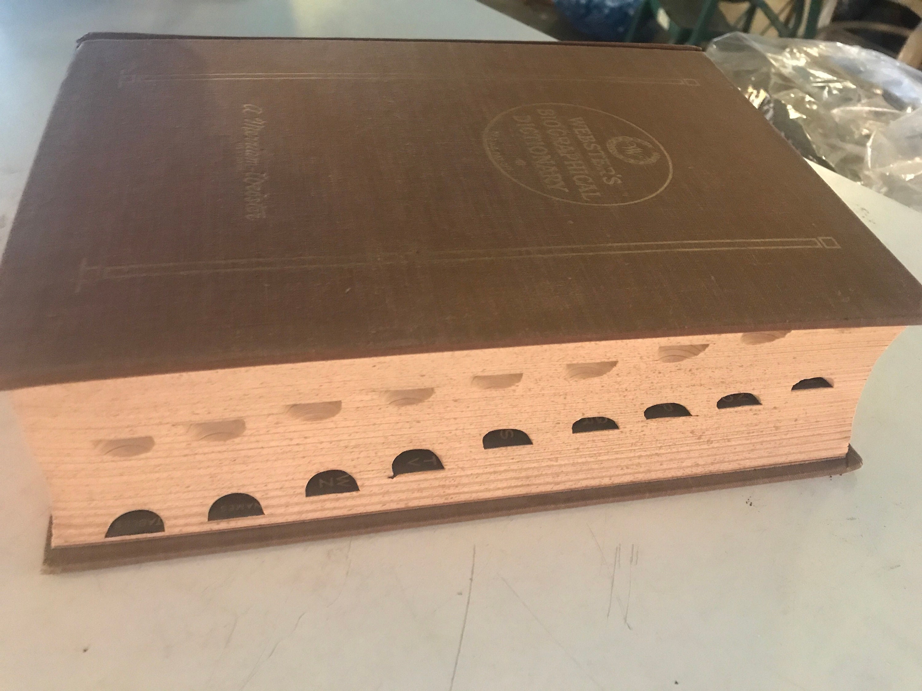 Vintage 1962 Webster's Biographical Dictionary. First Edition Webster's ...