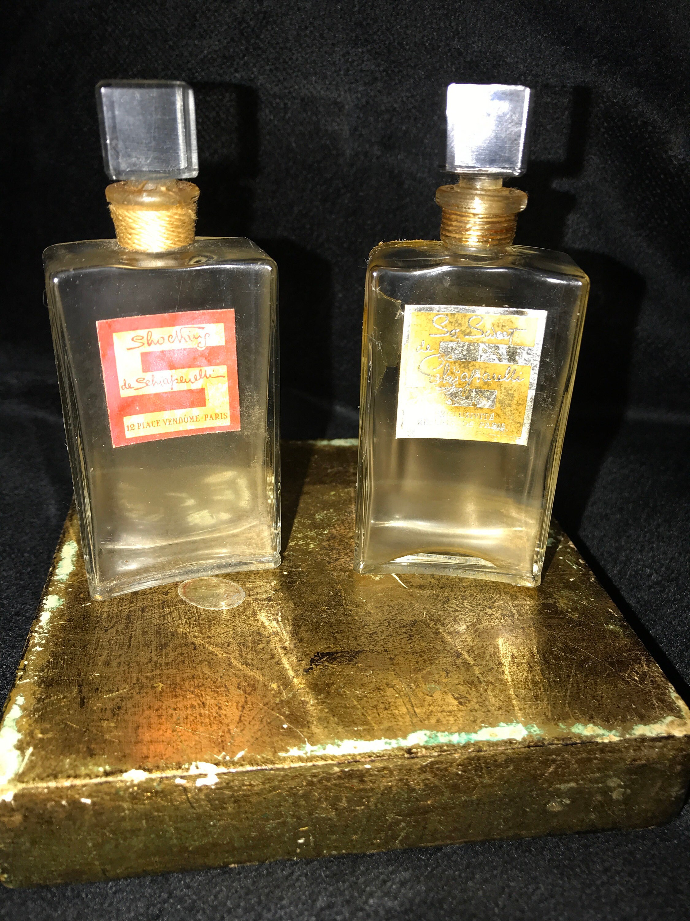 Vintage Schiaparelli Perfume Bottles. 1940’s Shocking de Schiaparelli ...