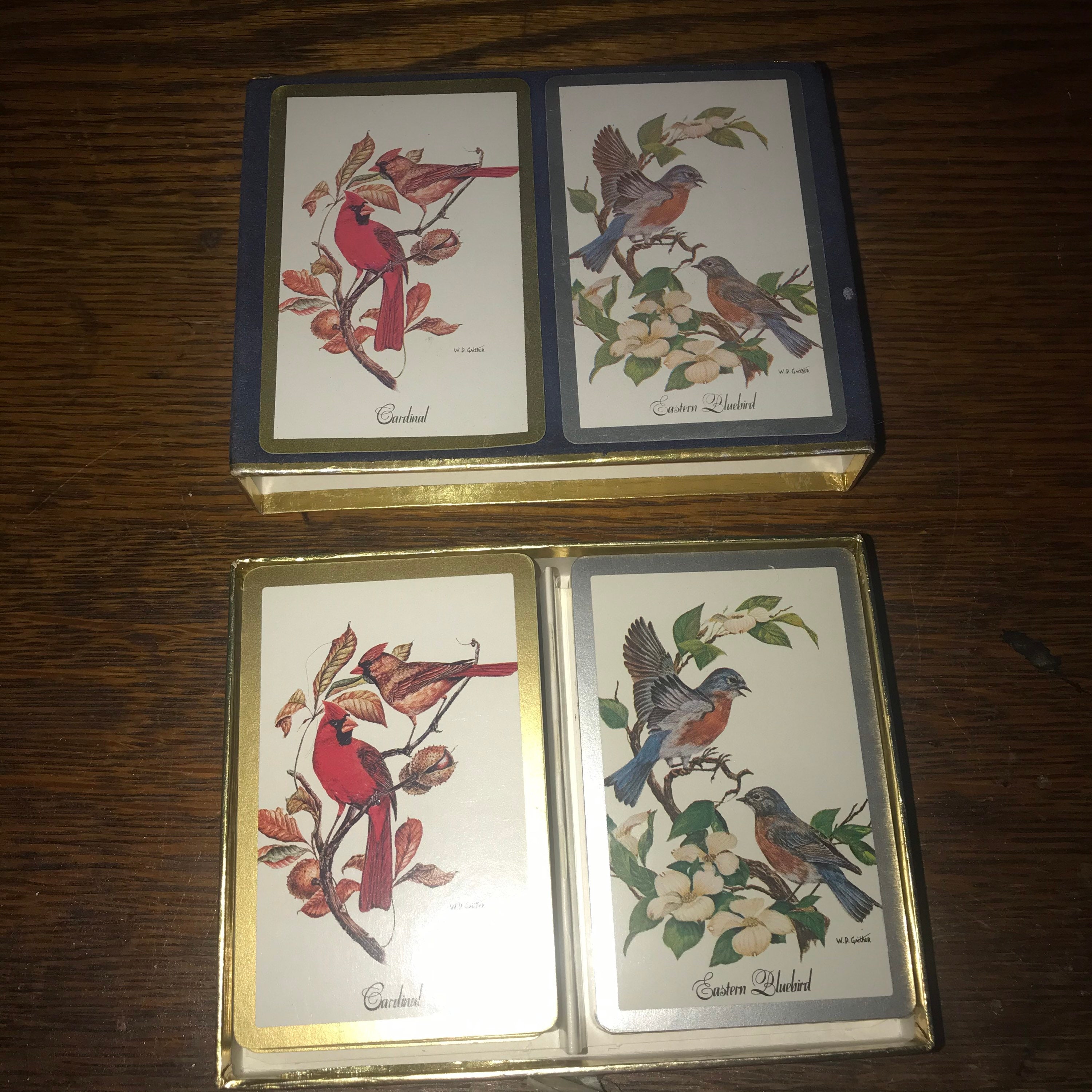 Vintage Congress Playing Cards. Cardinal and Bluebird Congress Playing ...
