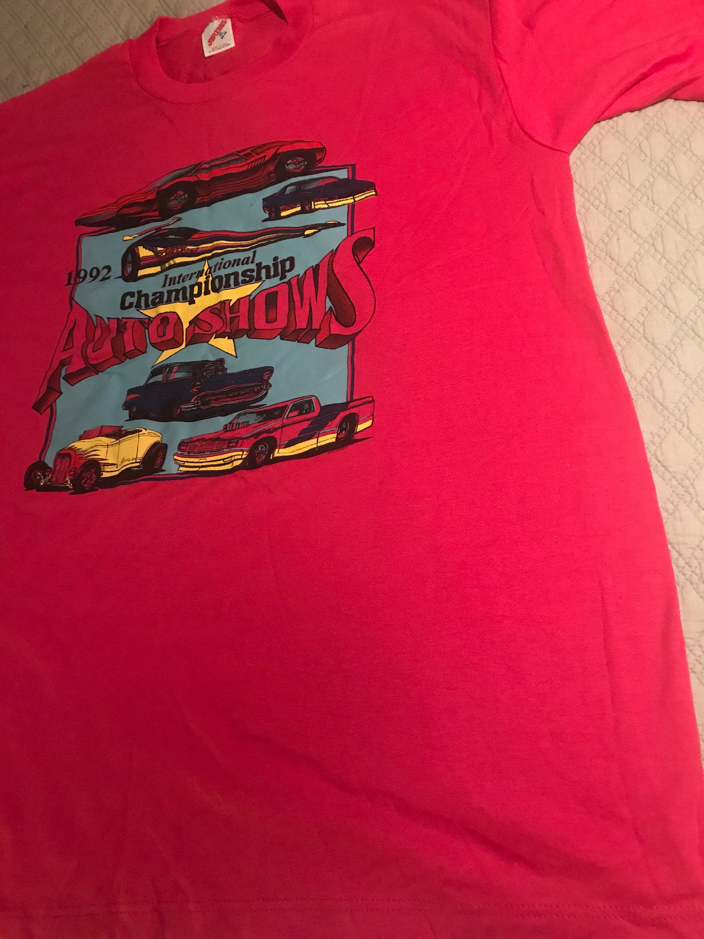 Vintage Deadstock 1992 Auto Show T-shirt. International Auto Show Shirt ...