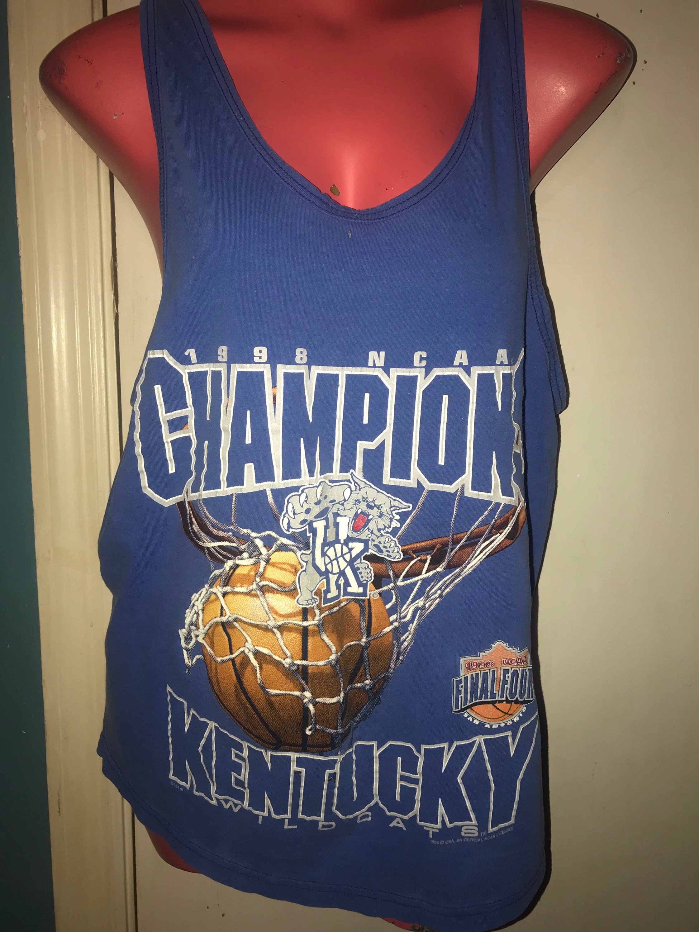 Vintage Kentucky Wildcat Tank. Kentucky Wildcats Final Four Champions ...