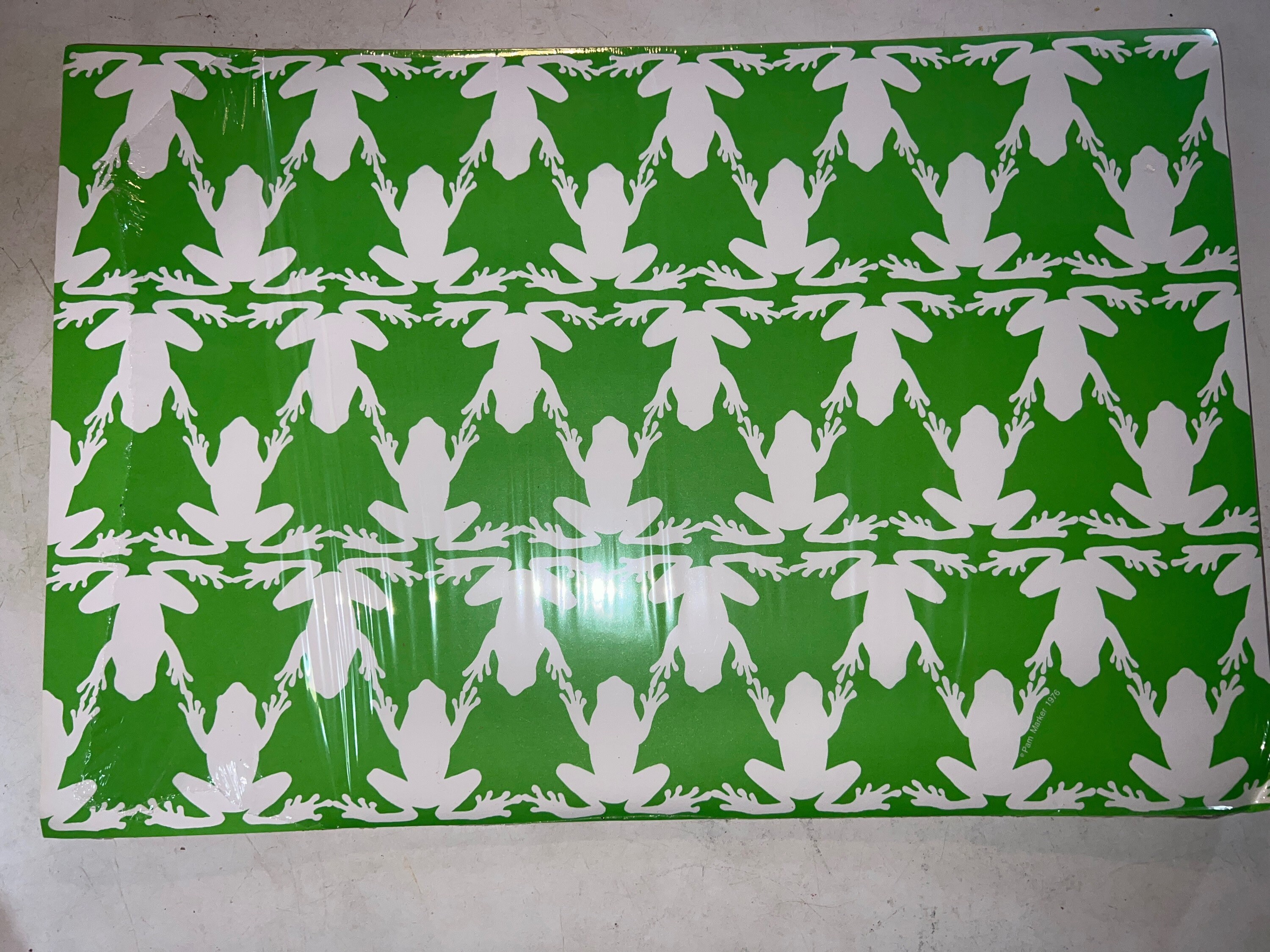 Vintage Pam Marker Frog Placemats and Napkins. Vintage 1960’s Frogs ...