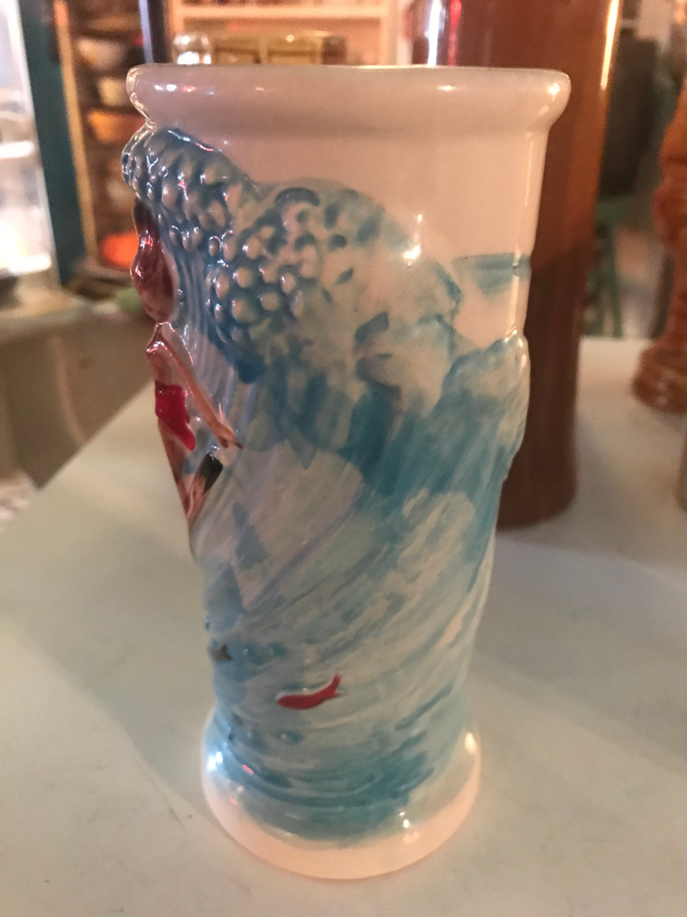 Vintage OMC Surfer Girl Tiki Mug. Vintage Hawaiian Cocktail Glass ...