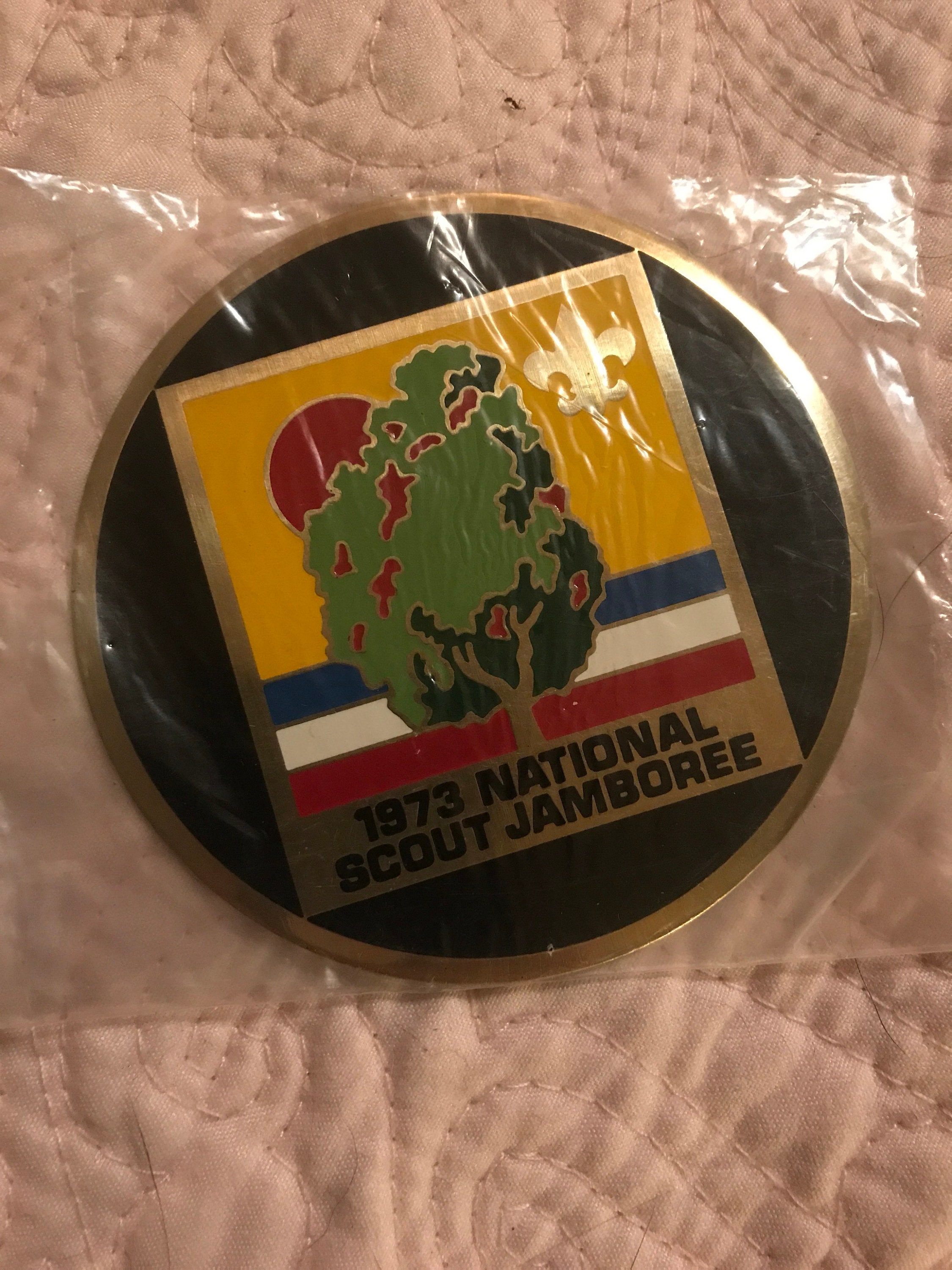 Vintage Boy Scout Metal Sticker Patch. Boy Scout Metal Emblem. 1973 ...