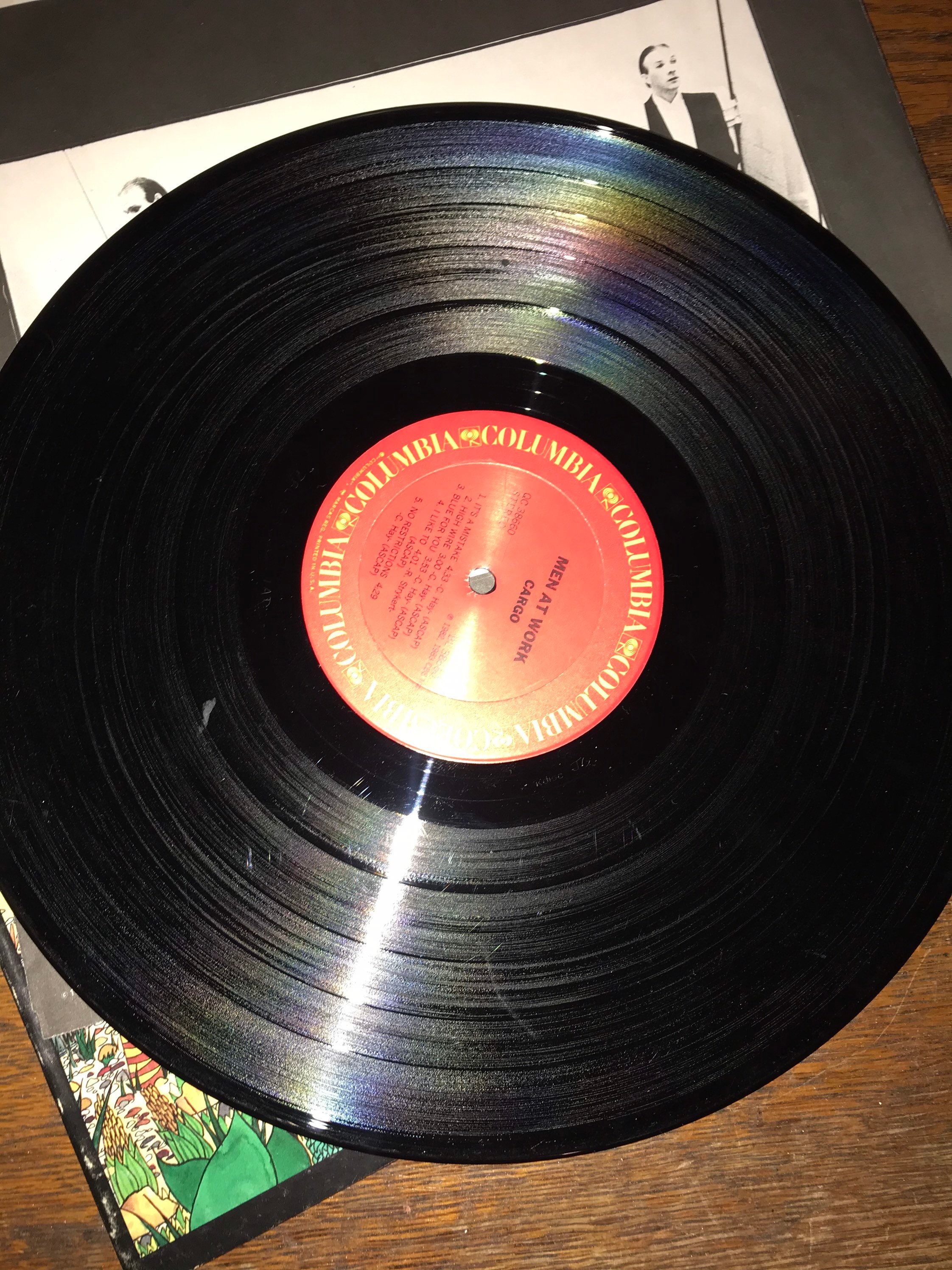 Vintage Men At Work Album. Vintage Record. Cargo LP, Album by Men At ...