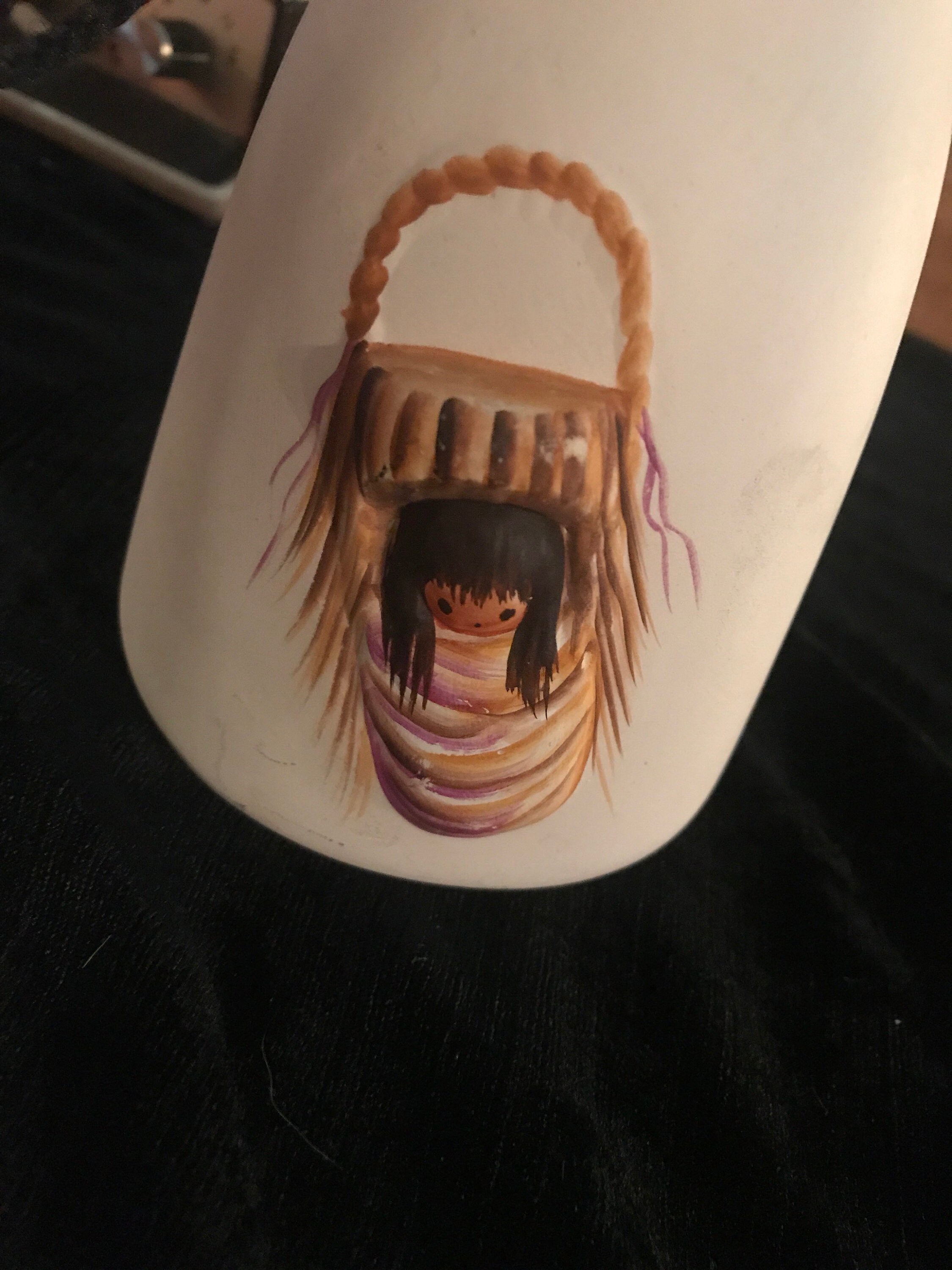 Vintage DeGrazia Ceramic Bell. Native American Ceramic Bell Windchime ...