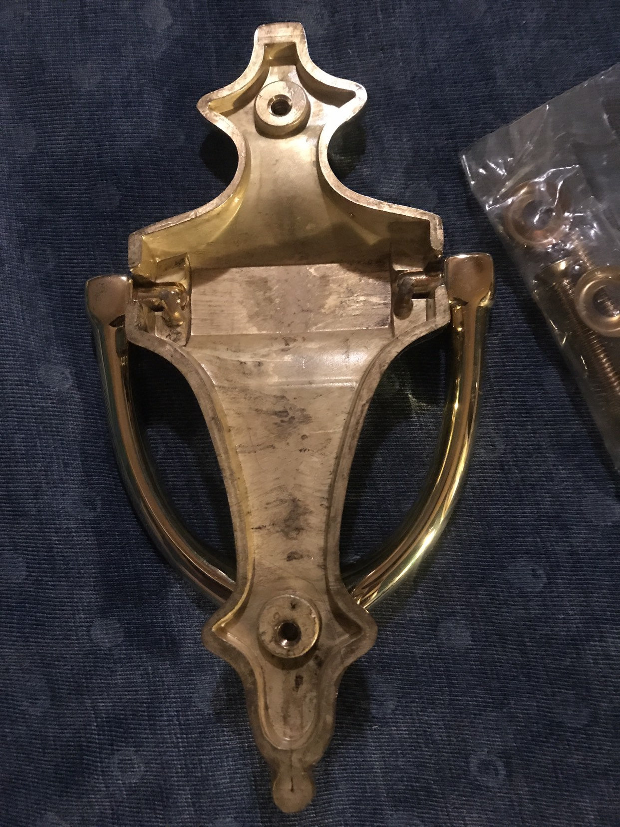 Vintage Baldwin Solid Brass Door Knocker. Baldwin Brass Door Knocker. Door Knocker. Brass Door ...