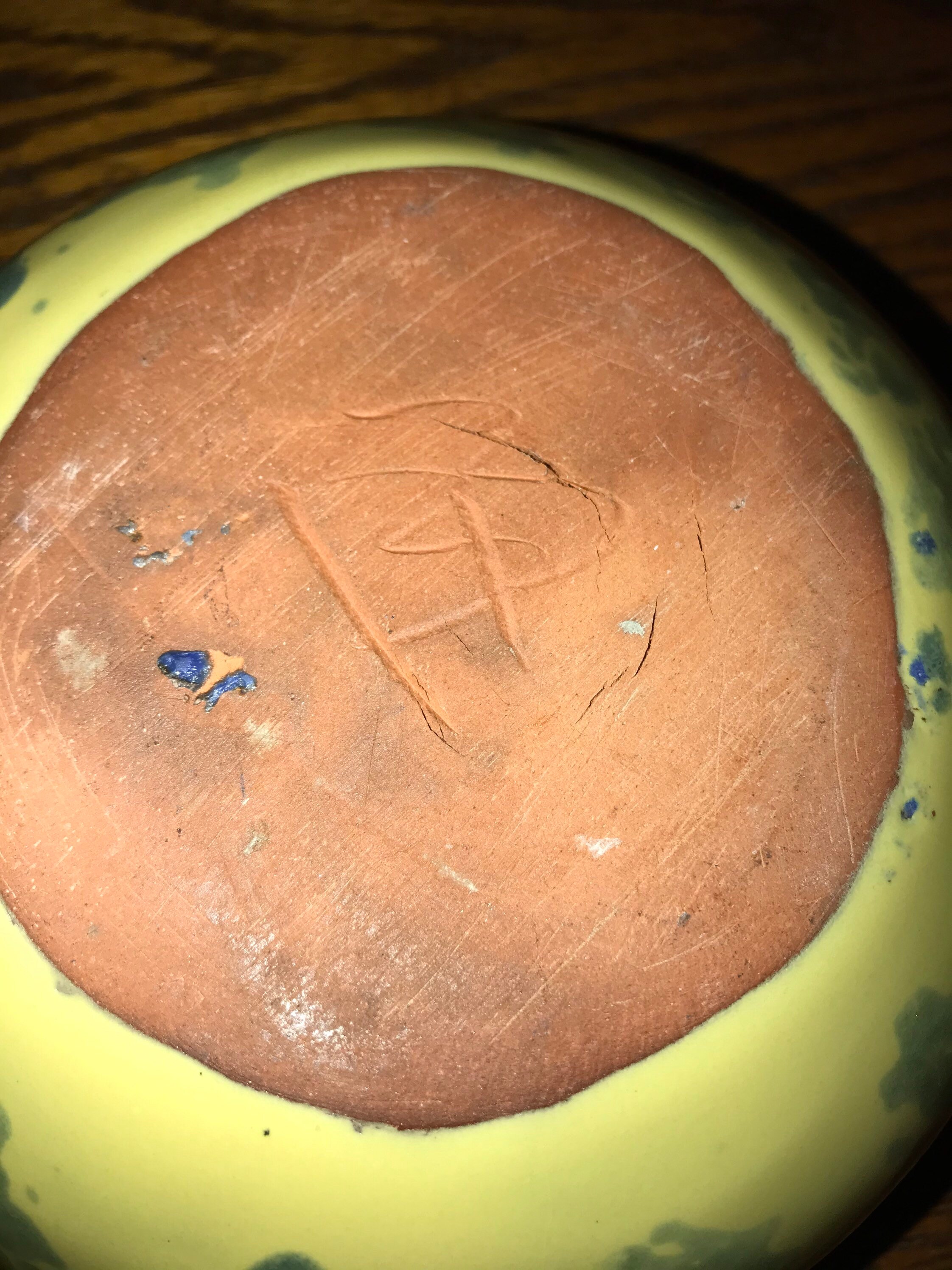 Vintage Bybee Yellow Sponge Ware Bowl. Bybee Pottery. Kentucky Bybee ...