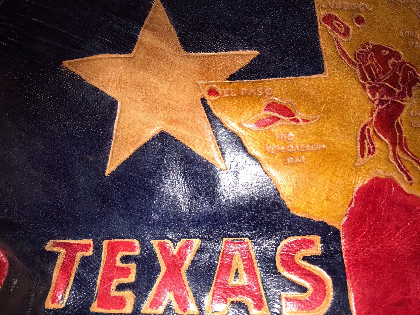 Vintage Texas Purse. Texas Leather Purse. Texas Souvenir Purse. The ...