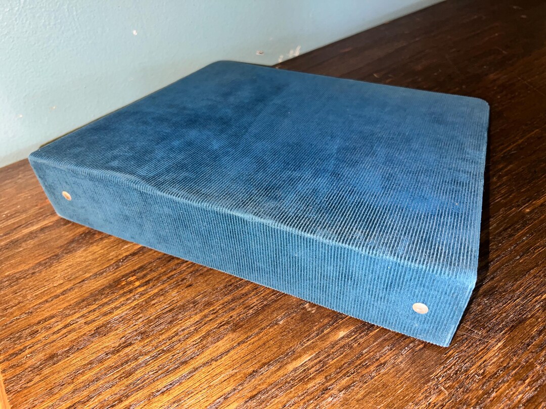 Vintage 60’s Blue Cloth Binder, Cloth Three Ring Binder, No Pockets - Etsy