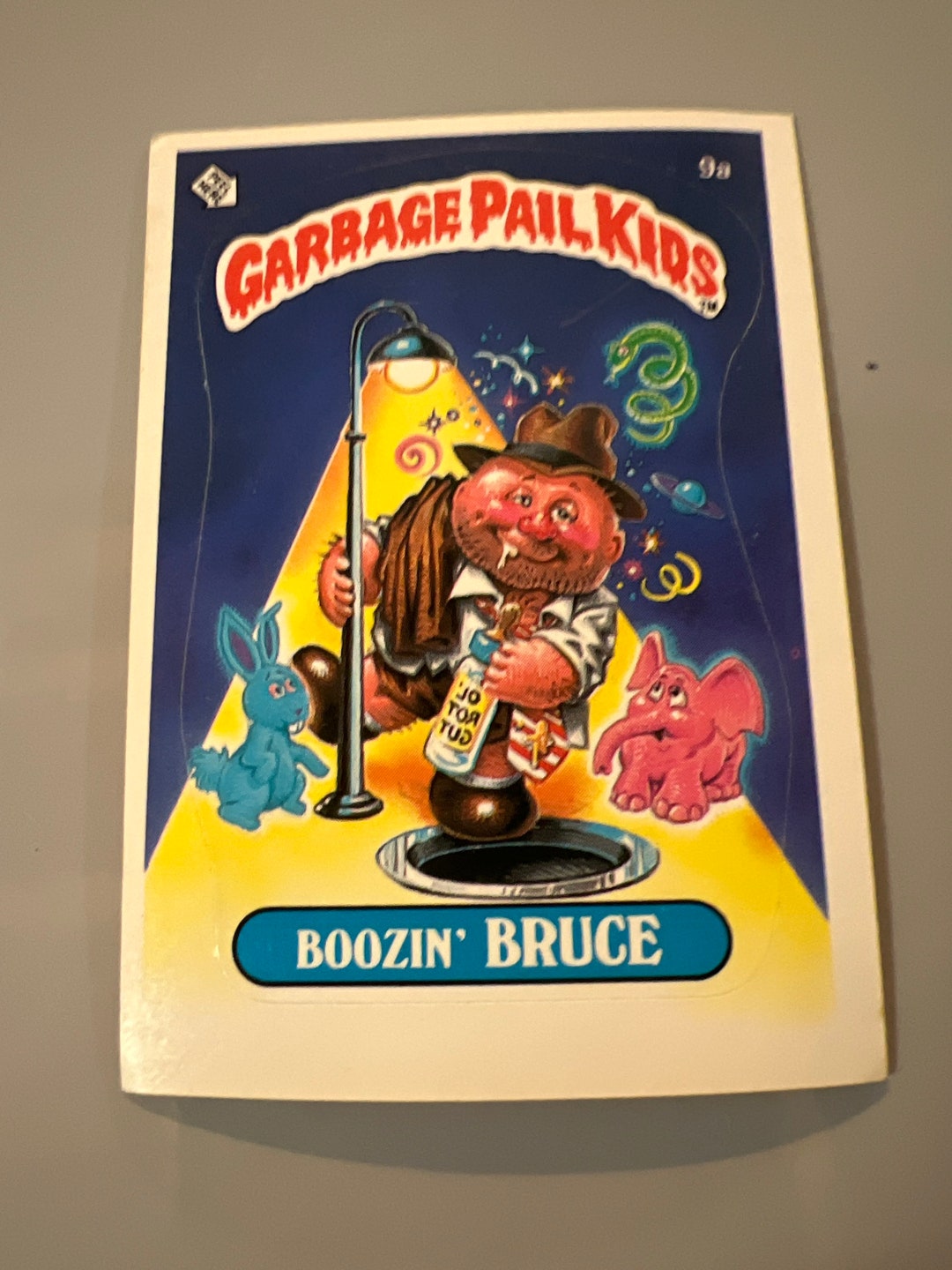 Vintage Garbage Pail Kids Cards. 1985 Garbage Pail Kids. Boozin Bruce ...