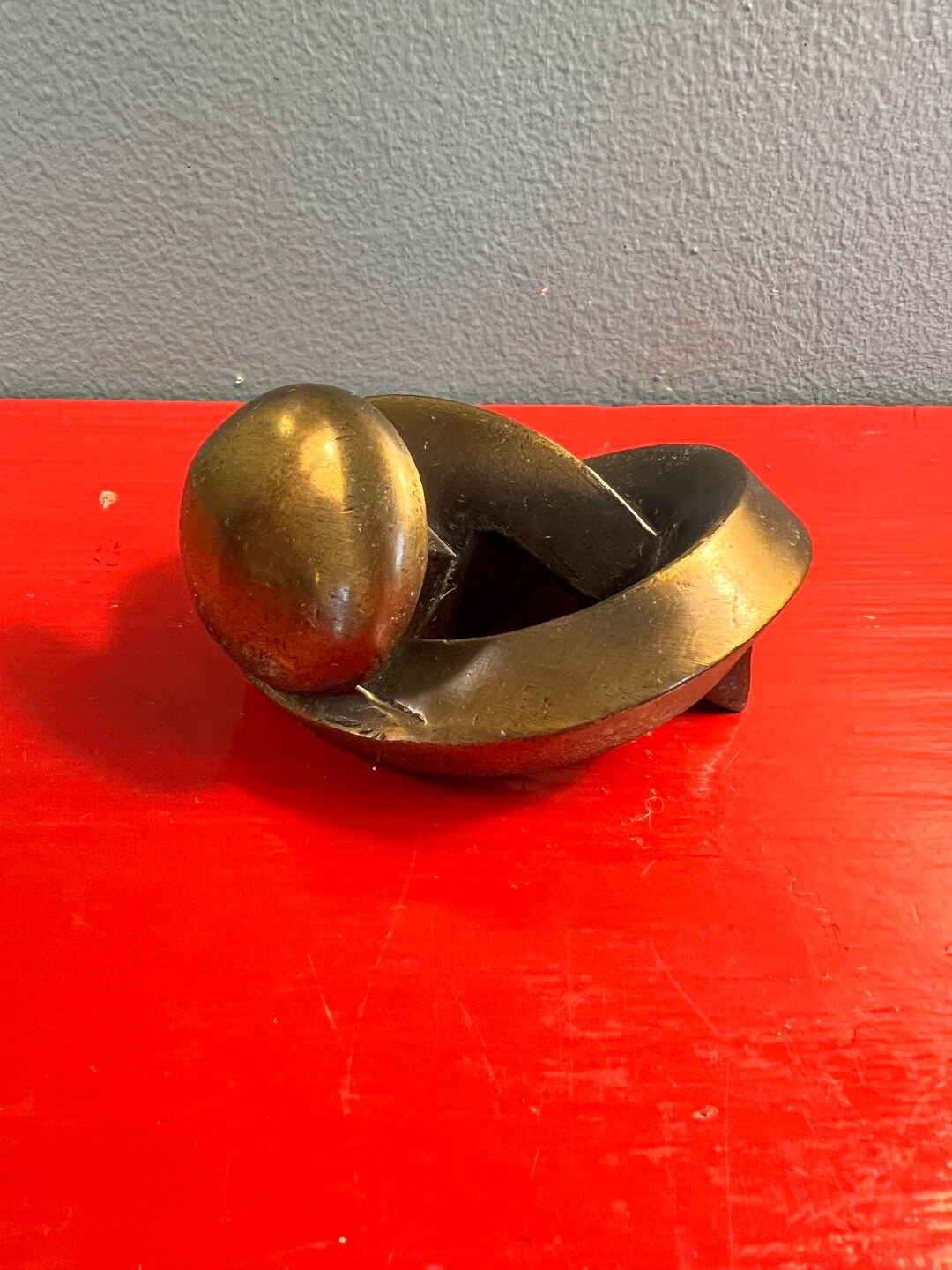 Vintage Metal Paper Weight. “please Don’t Make Me Angry Again ...