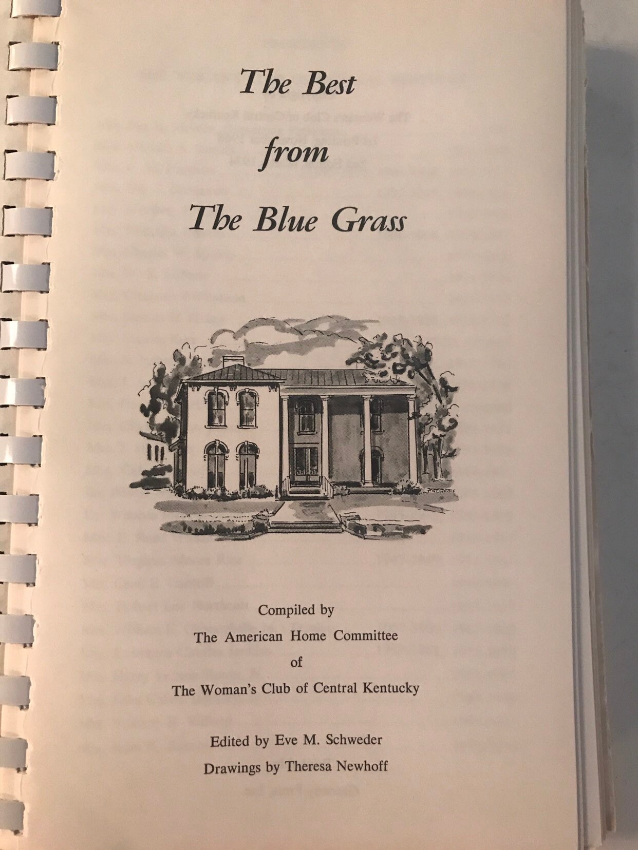 Vintage Cookbook. Kentucky Cookbook. Vintage The Best From The ...