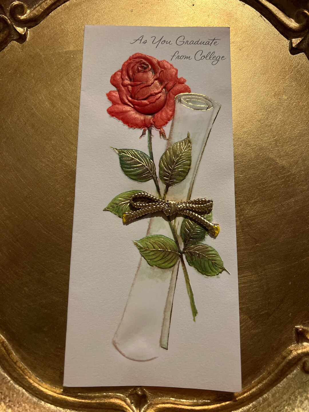 Vintage Hallmark Graduation Card. Congratulations Card. Already Signed ...