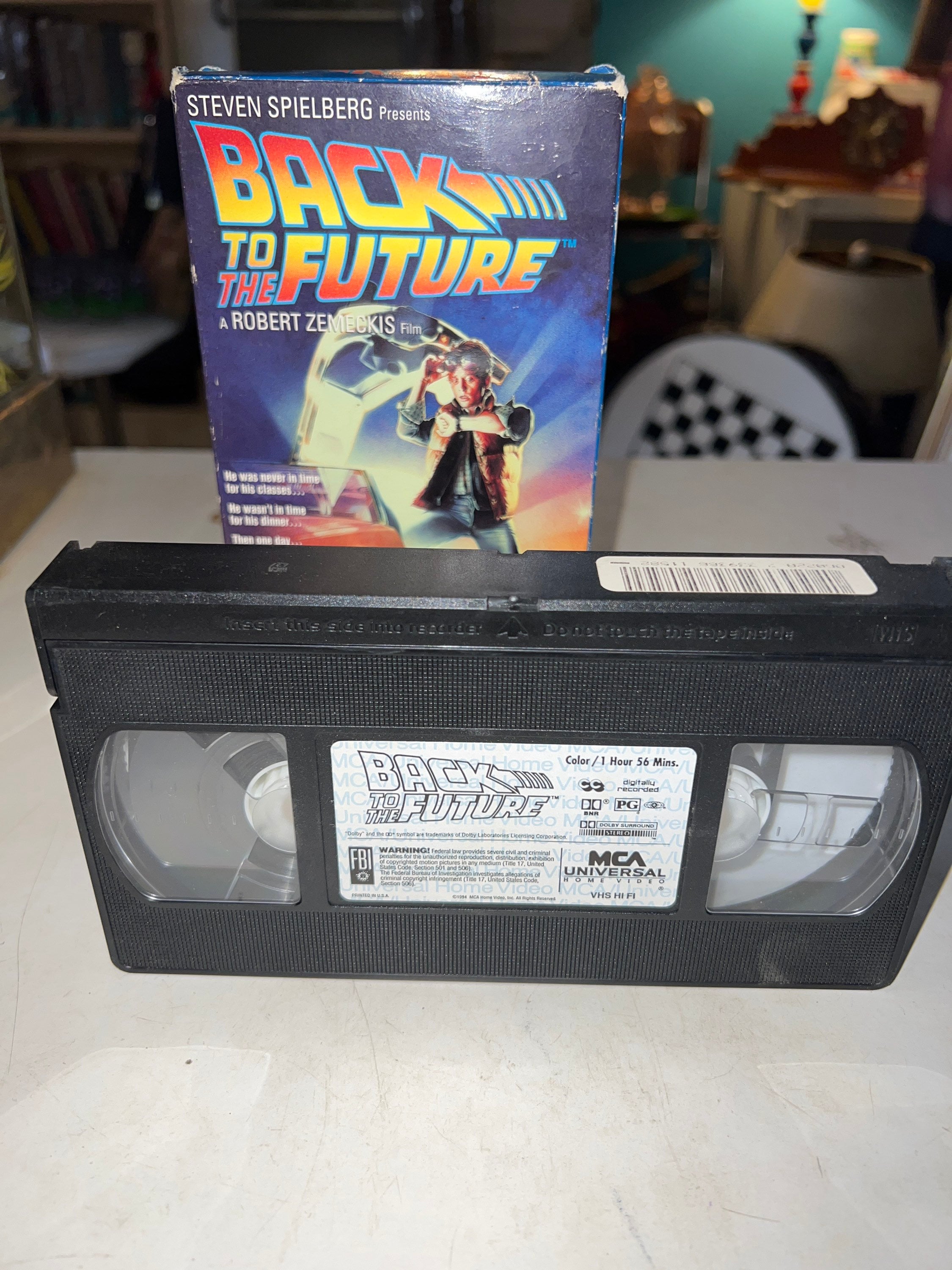 Vintage Back To The Future VHS Tape. Vintage Video Movie Tape. 1994 ...