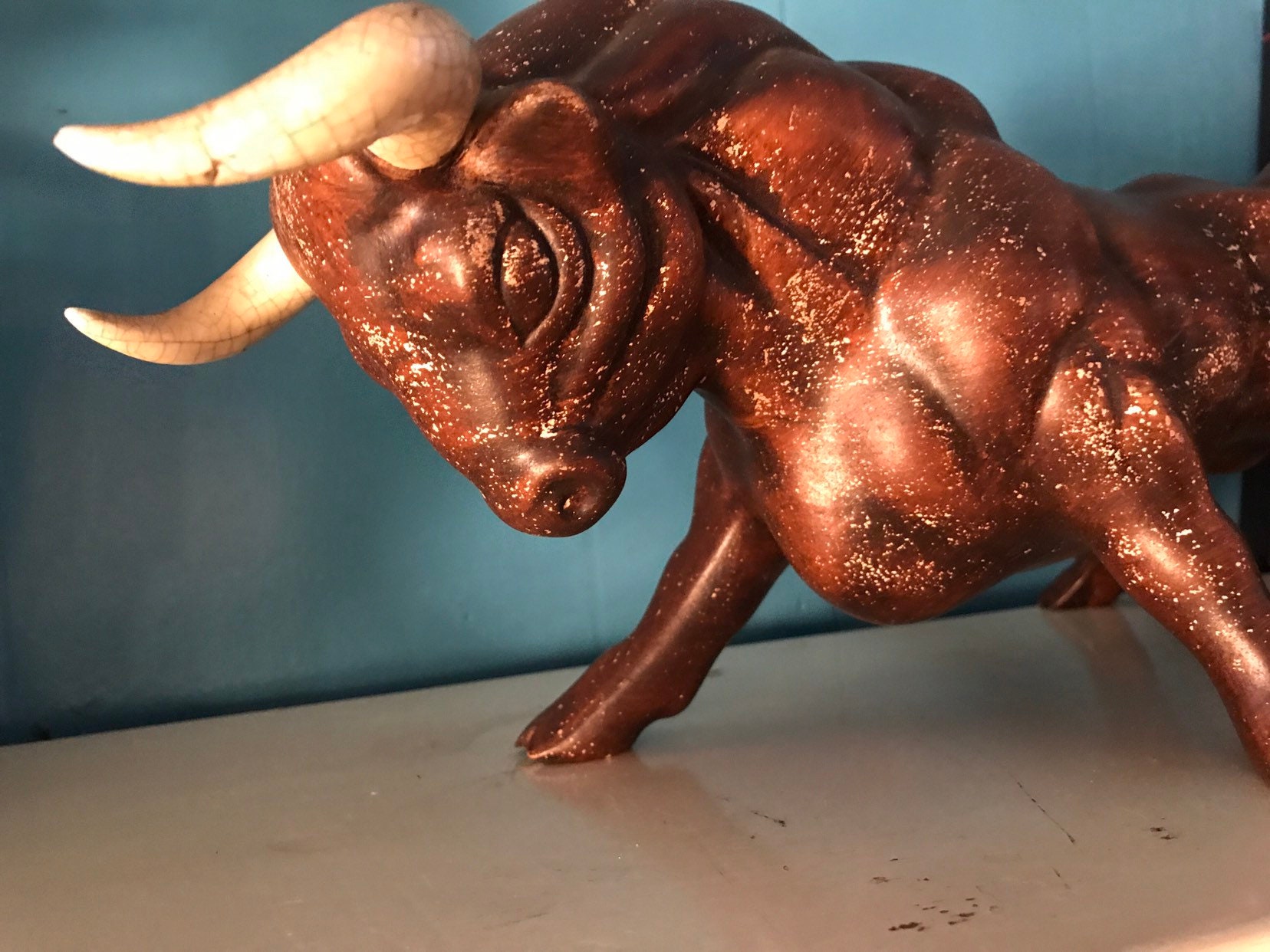 Vintage Ceramic Bull and Matador. Ceramic Pottery Bull. Ceramic Pottery ...