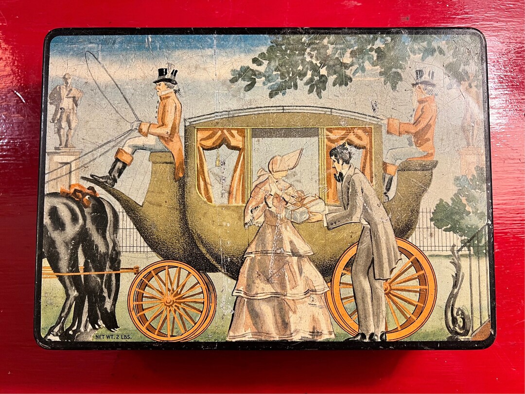 Vintage 1950’s Pink Louis Sherry Candy Tin - Etsy