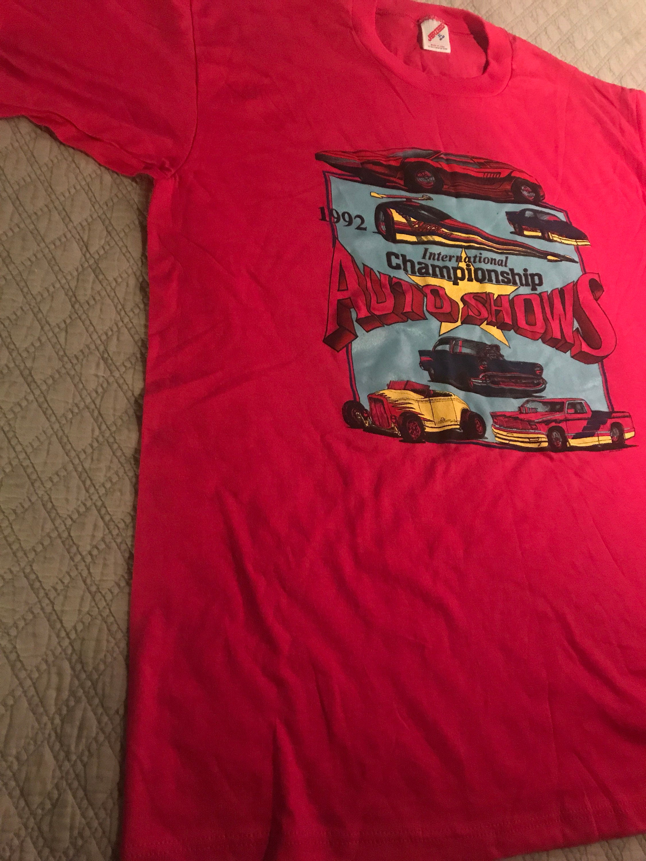 Vintage Deadstock 1992 Auto Show T-shirt. International Auto Show Shirt ...