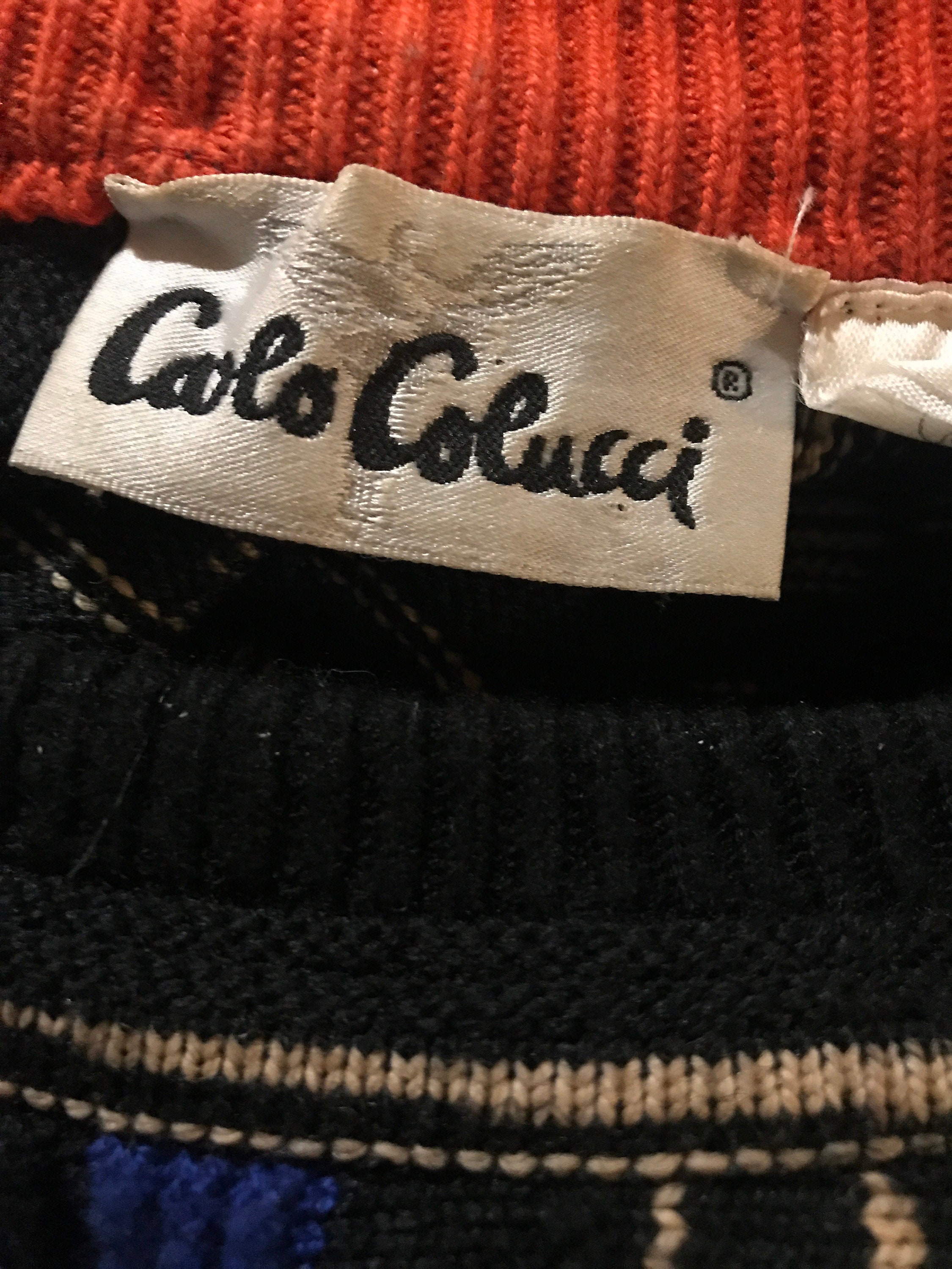Vintage Carlo Colucci Sweater. Men’s Carlo Colucci Multi-Color Sweater ...