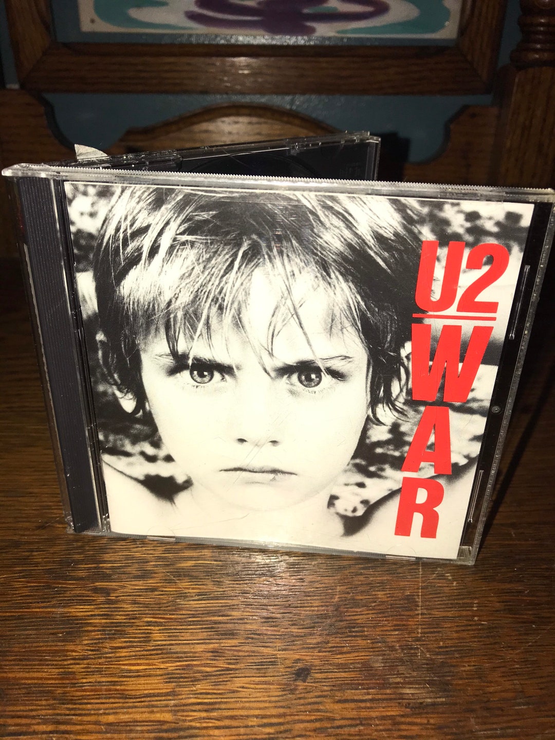 Vintage U2 War CD. Vintage Compact Disc. U2 War on CD. Sunday Bloody Sunday, Drowning Man, U2 ...