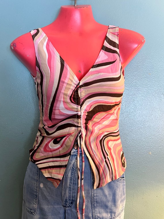 Vintage 90's Rave Shirt, Club Clothes, Size Small - Gem