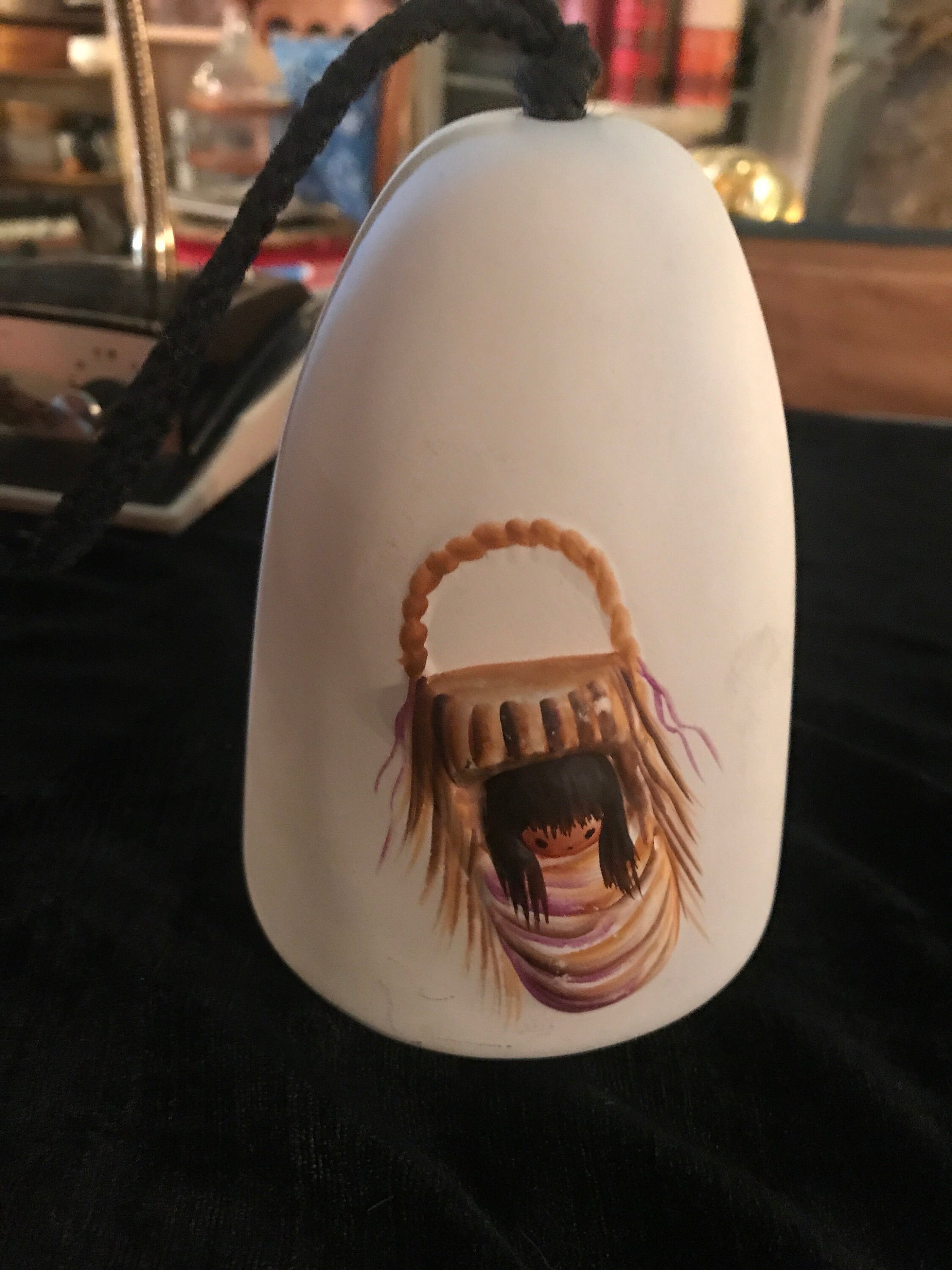 Vintage DeGrazia Ceramic Bell. Native American Ceramic Bell Windchime ...
