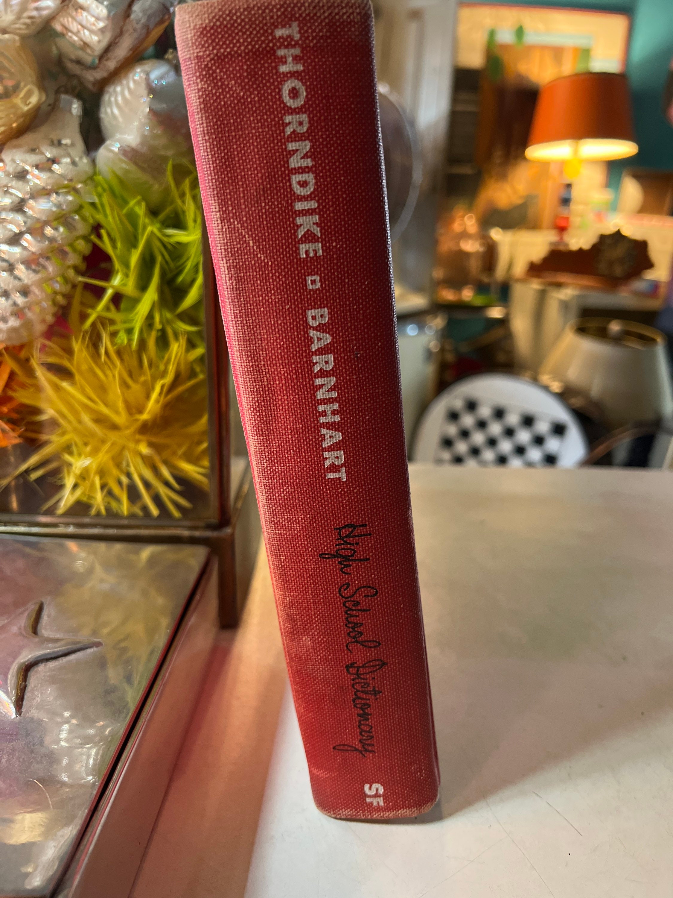 Vintage 1962 High School Dictionary Red Dictionary High School 