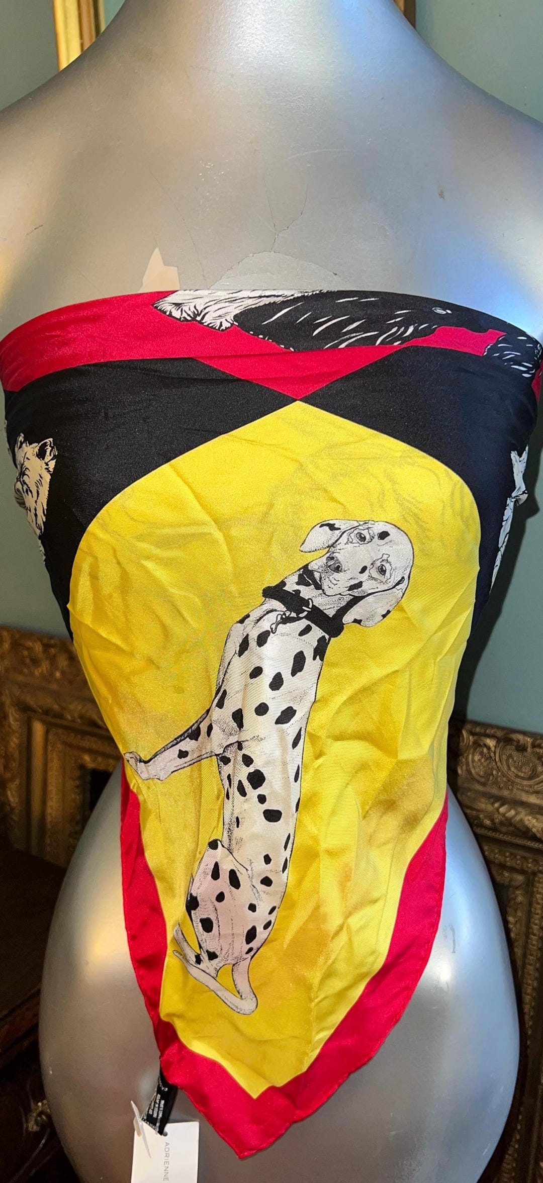 Vintage Color Block Dog Scarf, Not A Scarf for Ur Dog! - Etsy