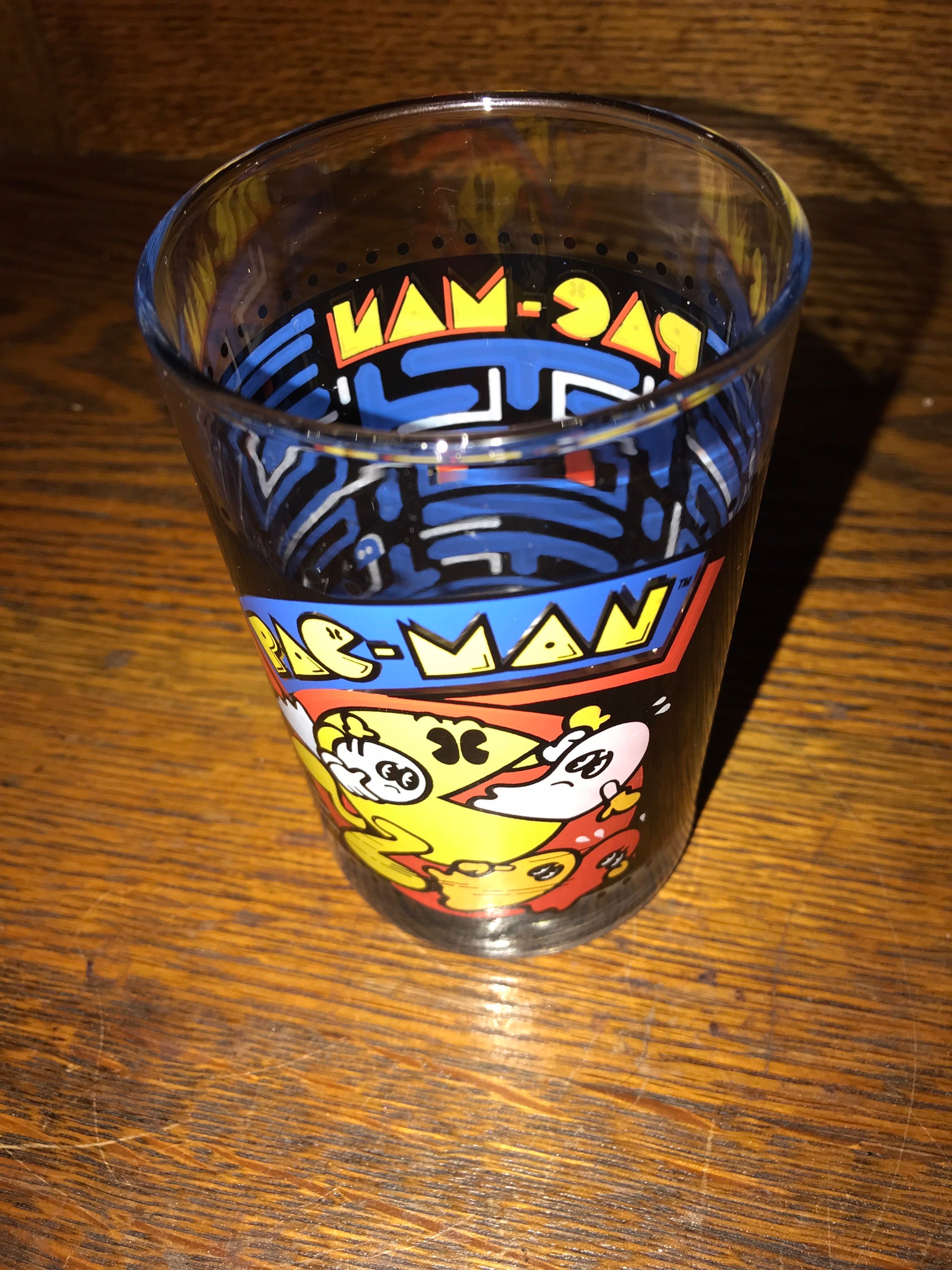 Vintage Pac-Man Glass. Arby’s Pac-Man Glass. 1980 Pac-Man Collectible ...