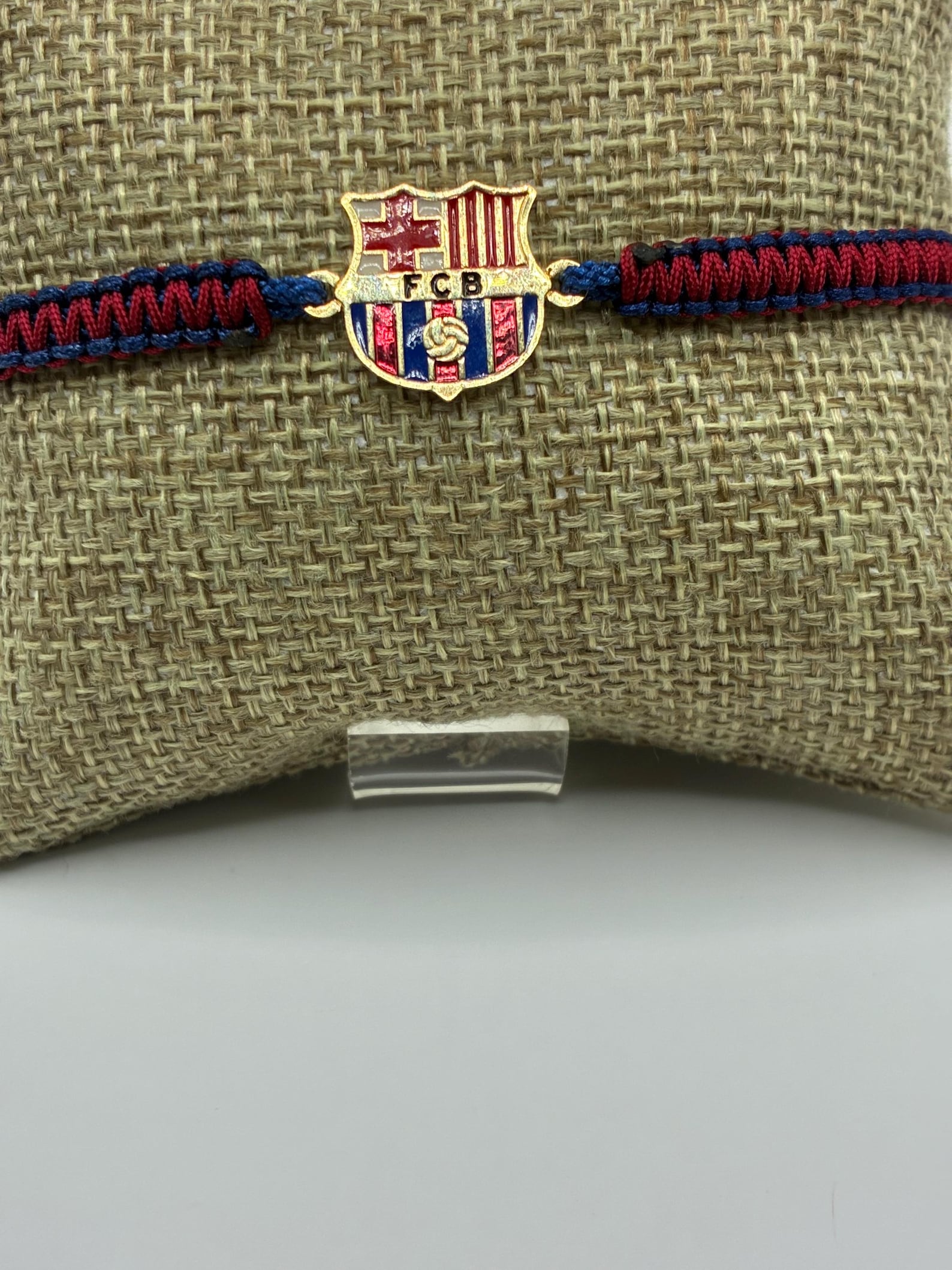 Barcelona Bracelet, El Barca: Handmade Woven Soccer Fan Jewelry - Etsy
