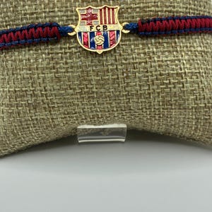 Barcelona Bracelet, El Barca: Handmade Woven Soccer Fan Jewelry - Etsy