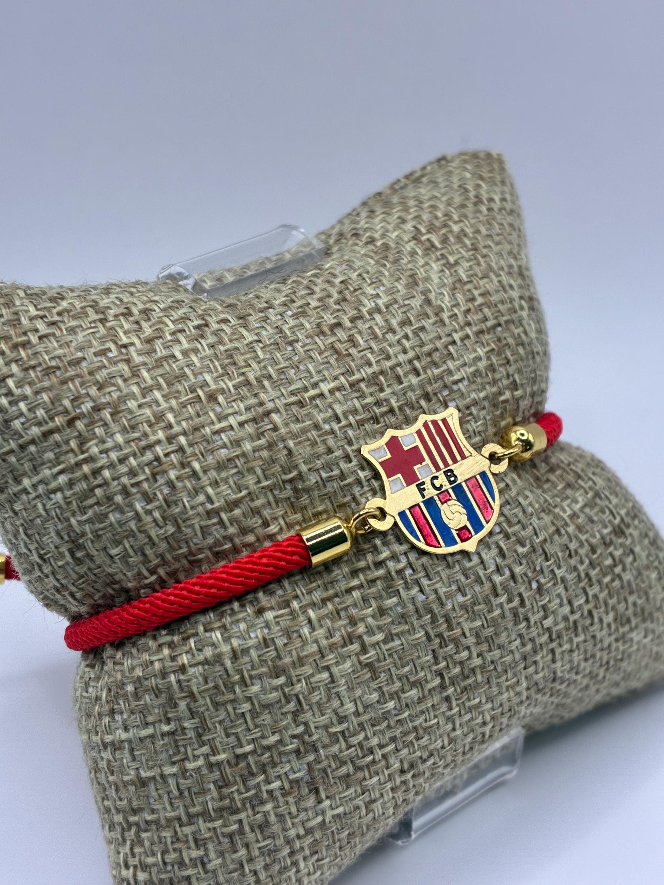 Barcelona Bracelet, El Barca: Handmade Woven Soccer Fan Jewelry - Etsy