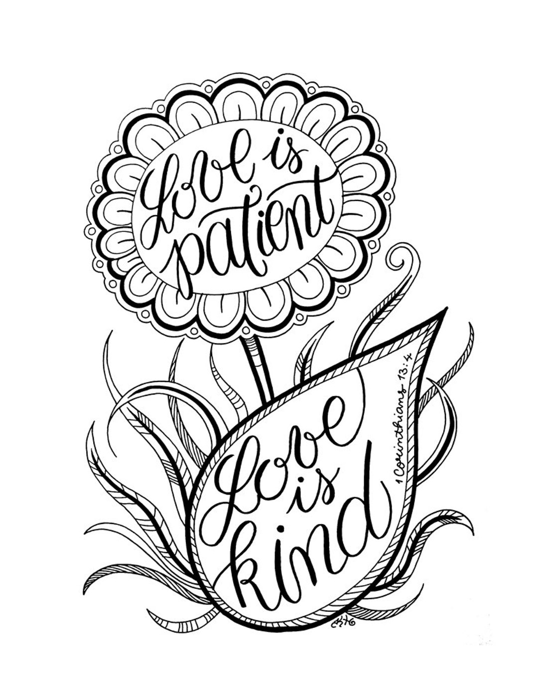 Coloring Pages For 1 Corinthians 13