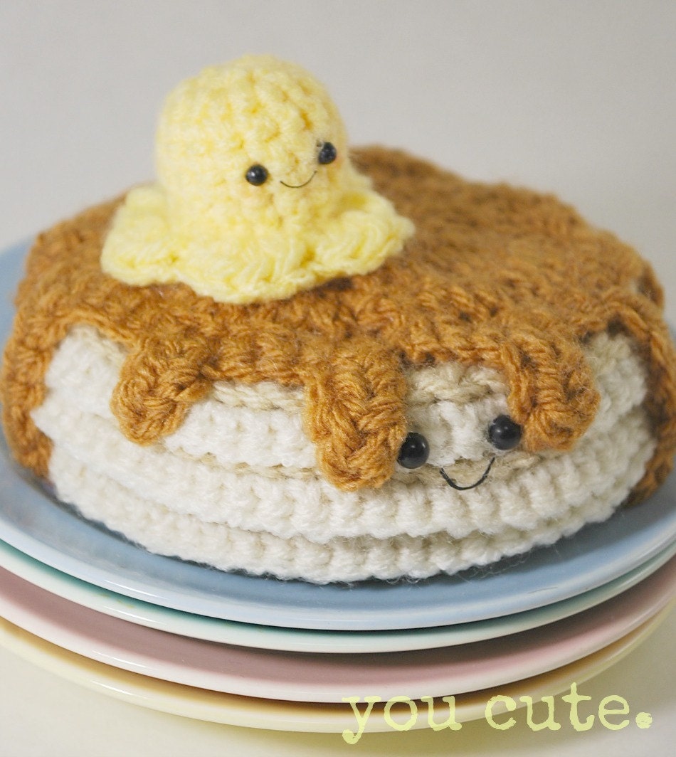 CROCHET PATTERN Crochet Stack of Pancakes | Etsy