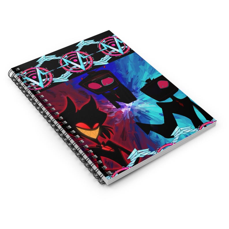 Vox Alastor Radiostatic Art Spiral Notebook - Etsy
