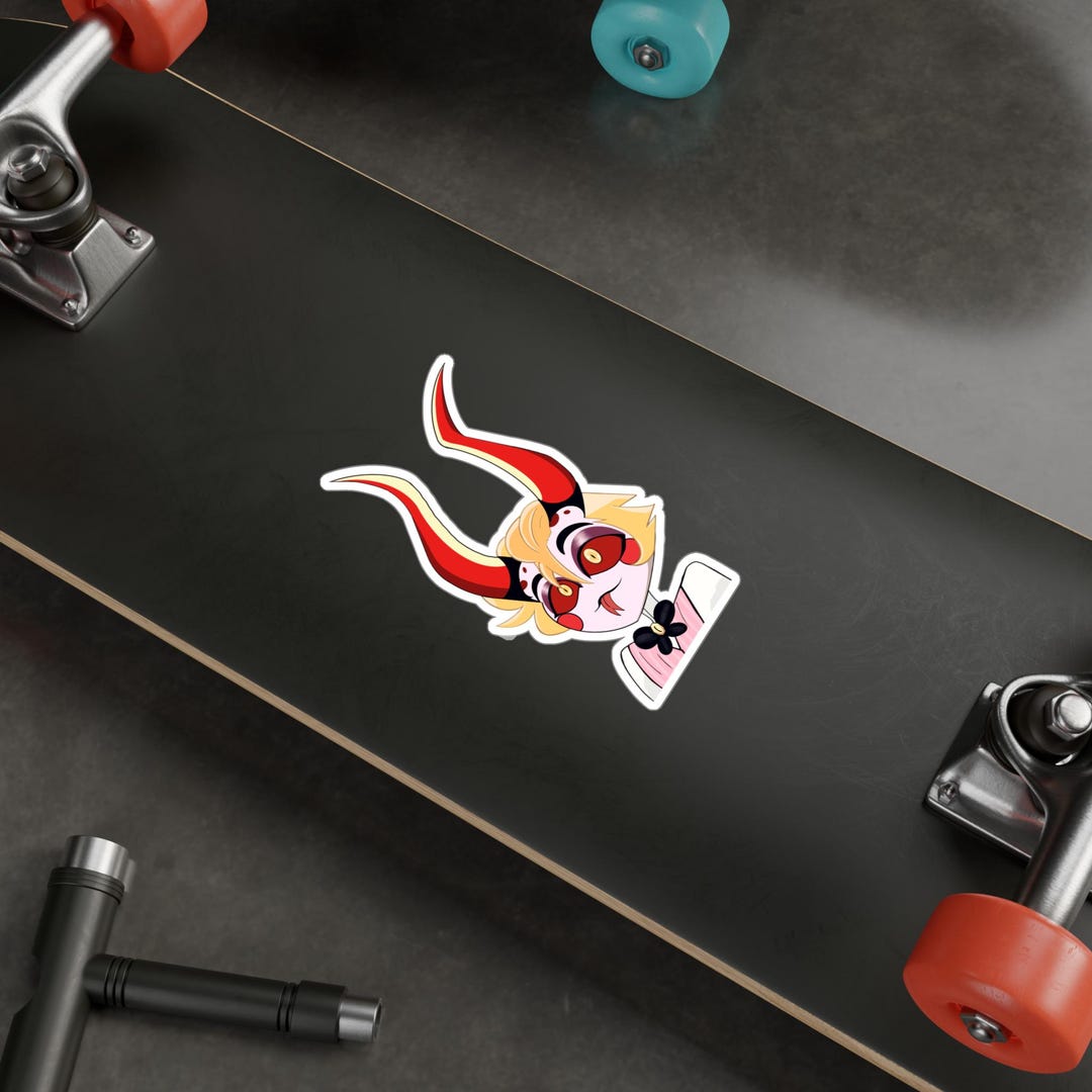 Lucifer Morningstar Demon Form Kiss-cut Vinyl Decal | Hazbin Hotel - Etsy