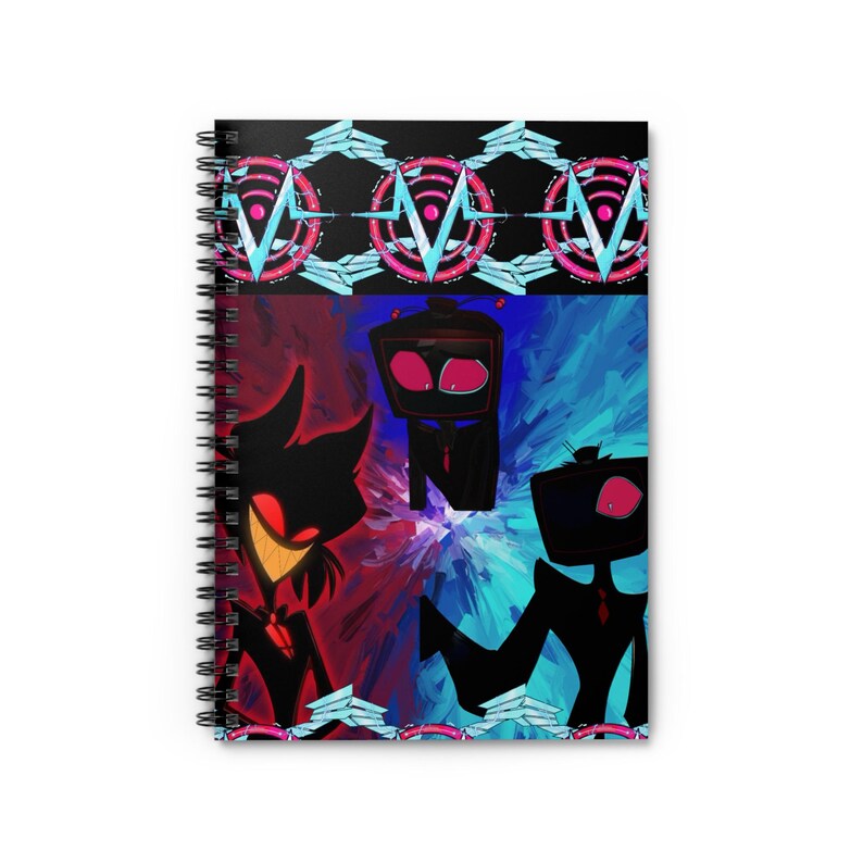 Vox Alastor Radiostatic Art Spiral Notebook - Etsy
