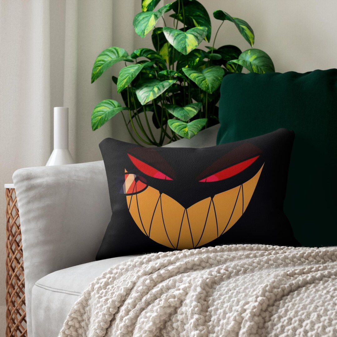 Alastor Smile Lumbar Pillow | Hazbin Hotel Character Pillow - Etsy