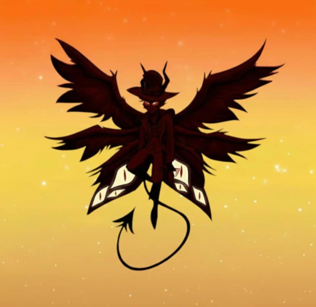 Lucifer the Fallen Angel Sticker, Hazbin Hotel Character Fan Art ...