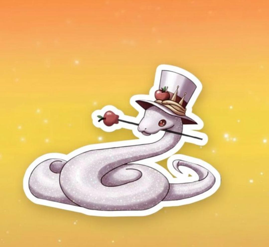 Lucifer Snake Hazbin Hotel Stickers | Kiss-cut Anime Character Decal ...