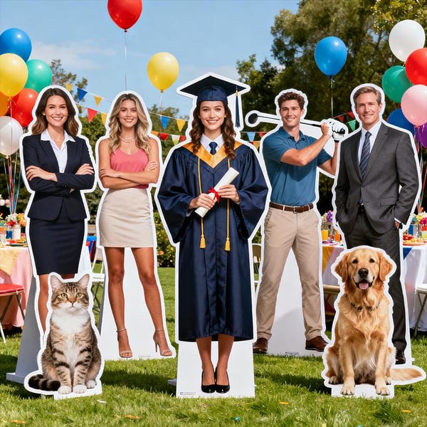 Personalized Life Size Cardboard Cutout - Etsy