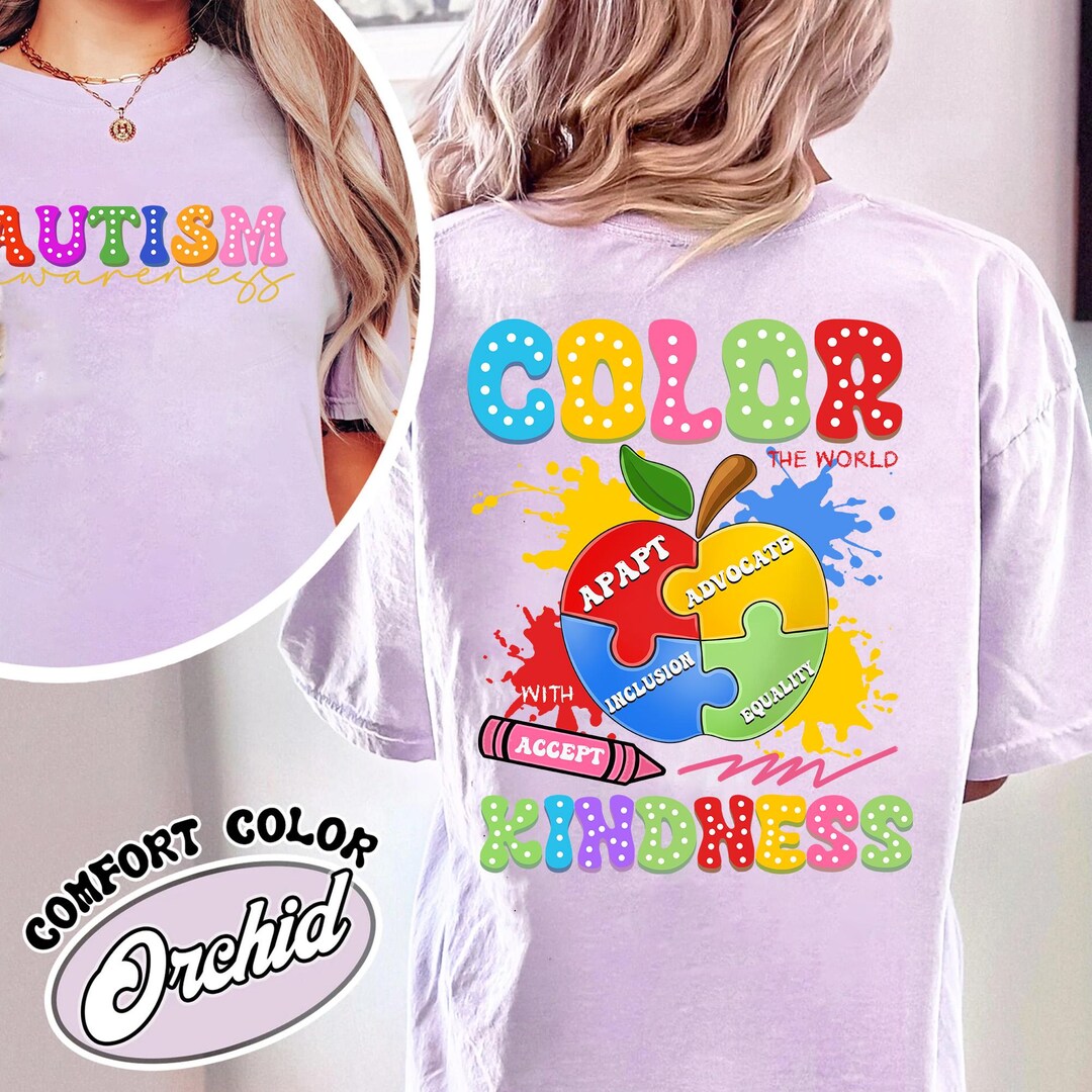 Autism Awareness Shirt: 2-sided Print, SPED Teacher T-shirt, Special ...