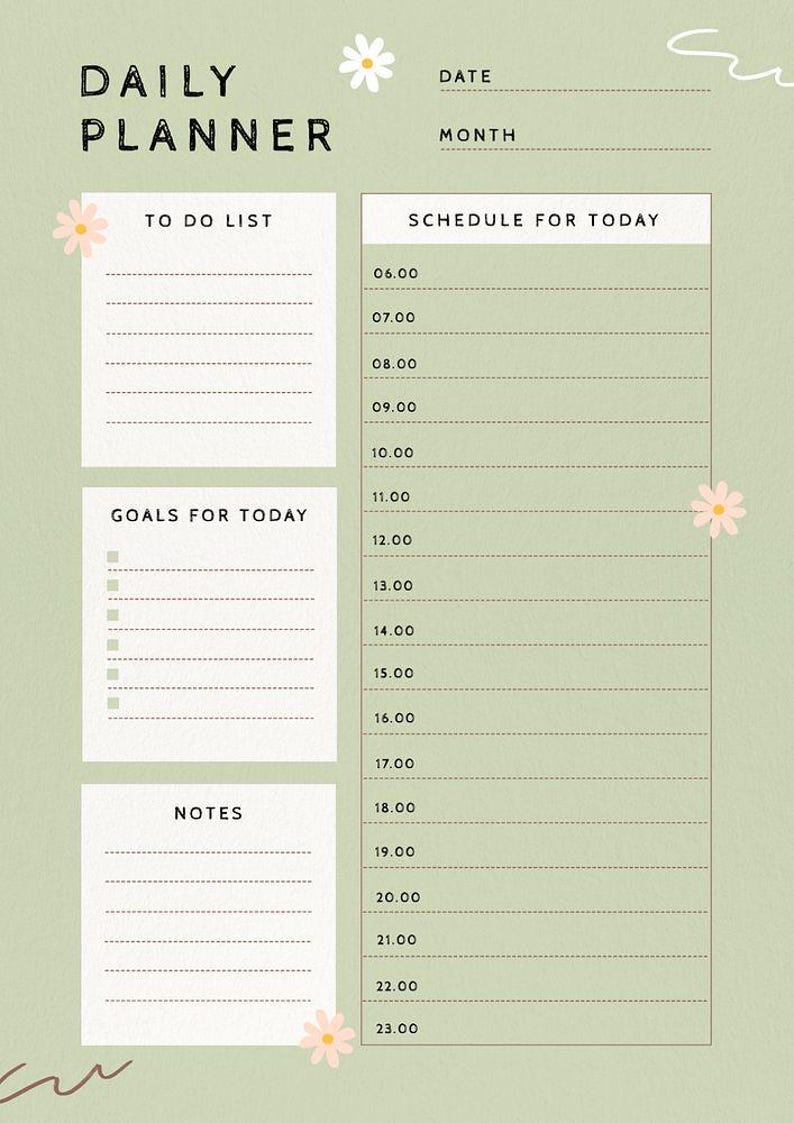 To Do List, Task Tracker, Productivity Tool, Daily to Do List Tracker ...