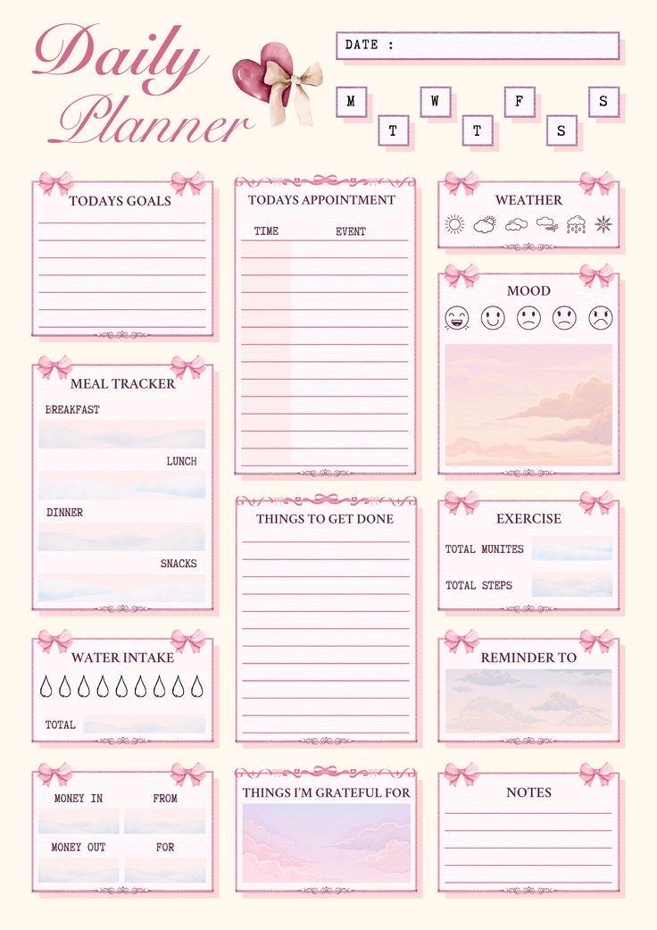 To Do List, Task Tracker, Productivity Tool, Daily to Do List Tracker ...