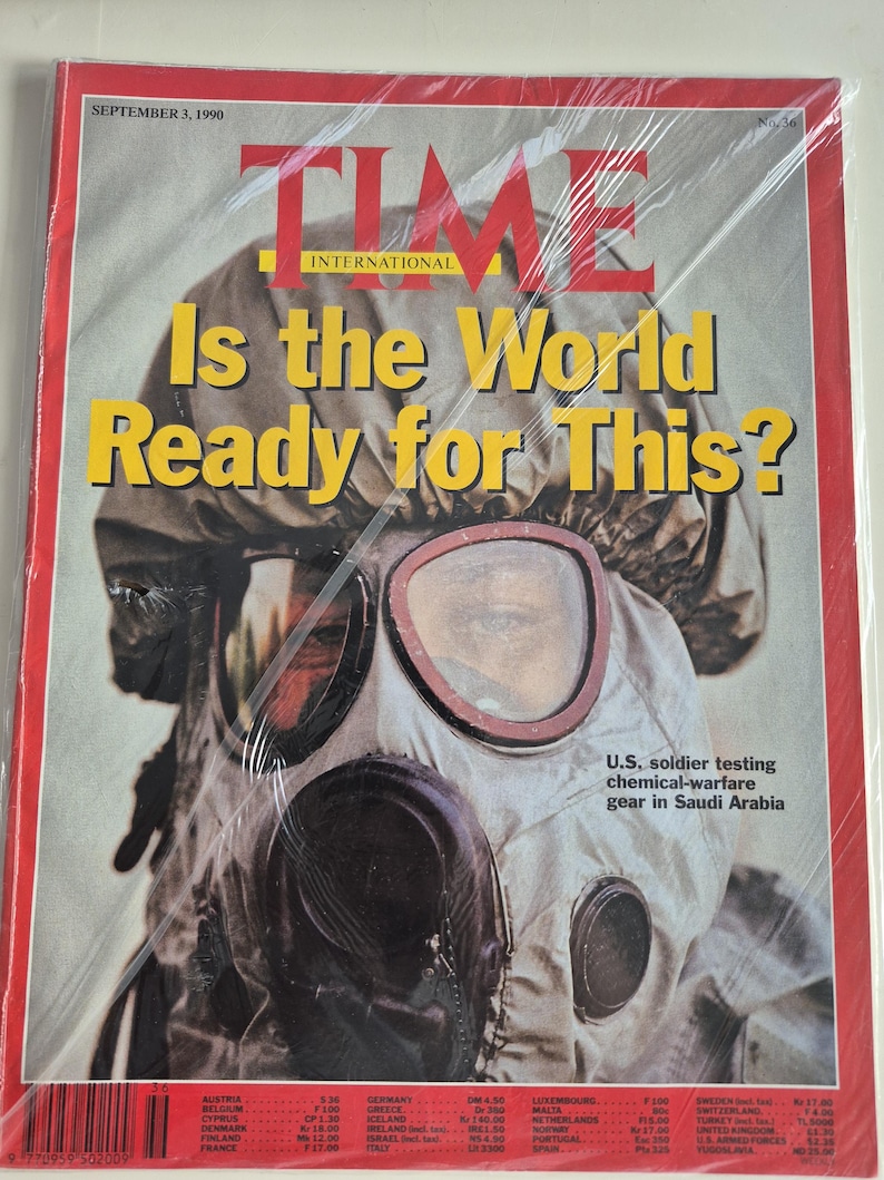 Time International Magazine Sept 03, 1990 is the World Ready for This ...