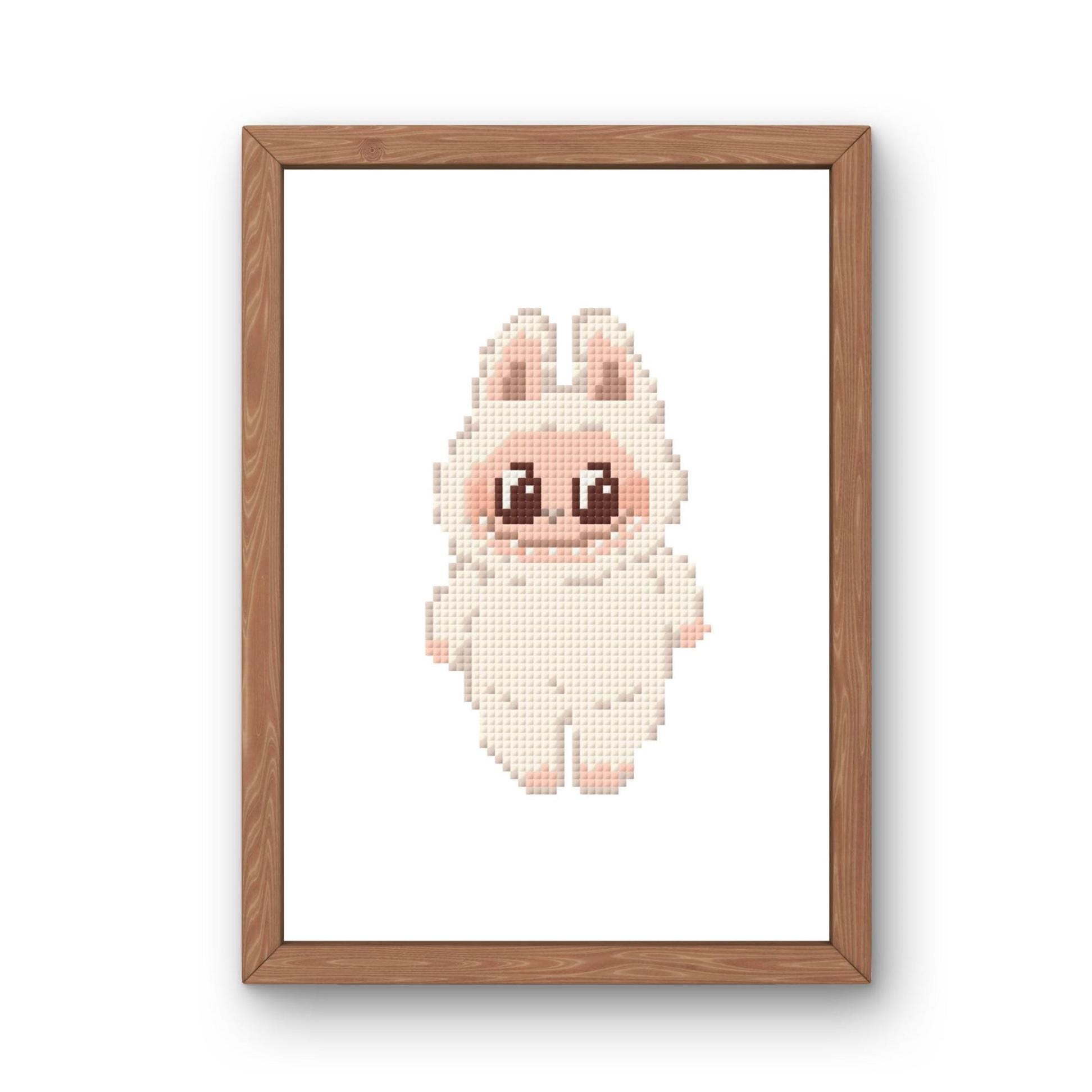 Labubu Embroidery Cross Stitch PDF Pattern - Etsy