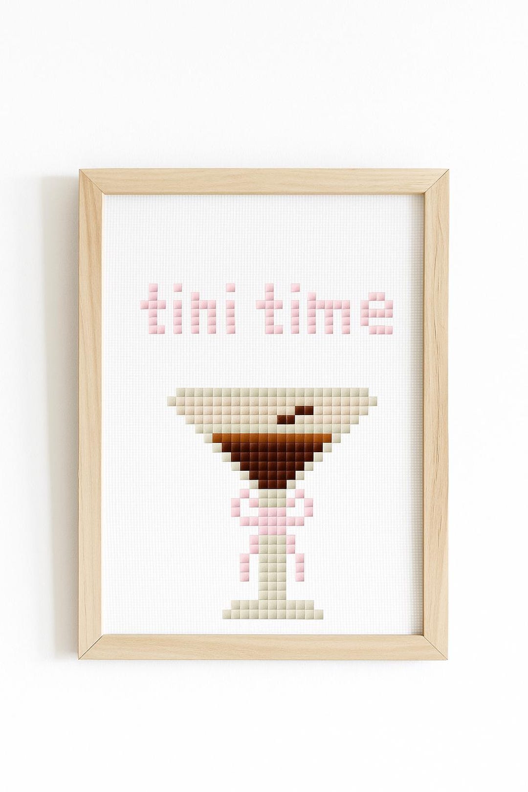 Espresso Tini Time Cross Stitch Pattern PDF - Etsy