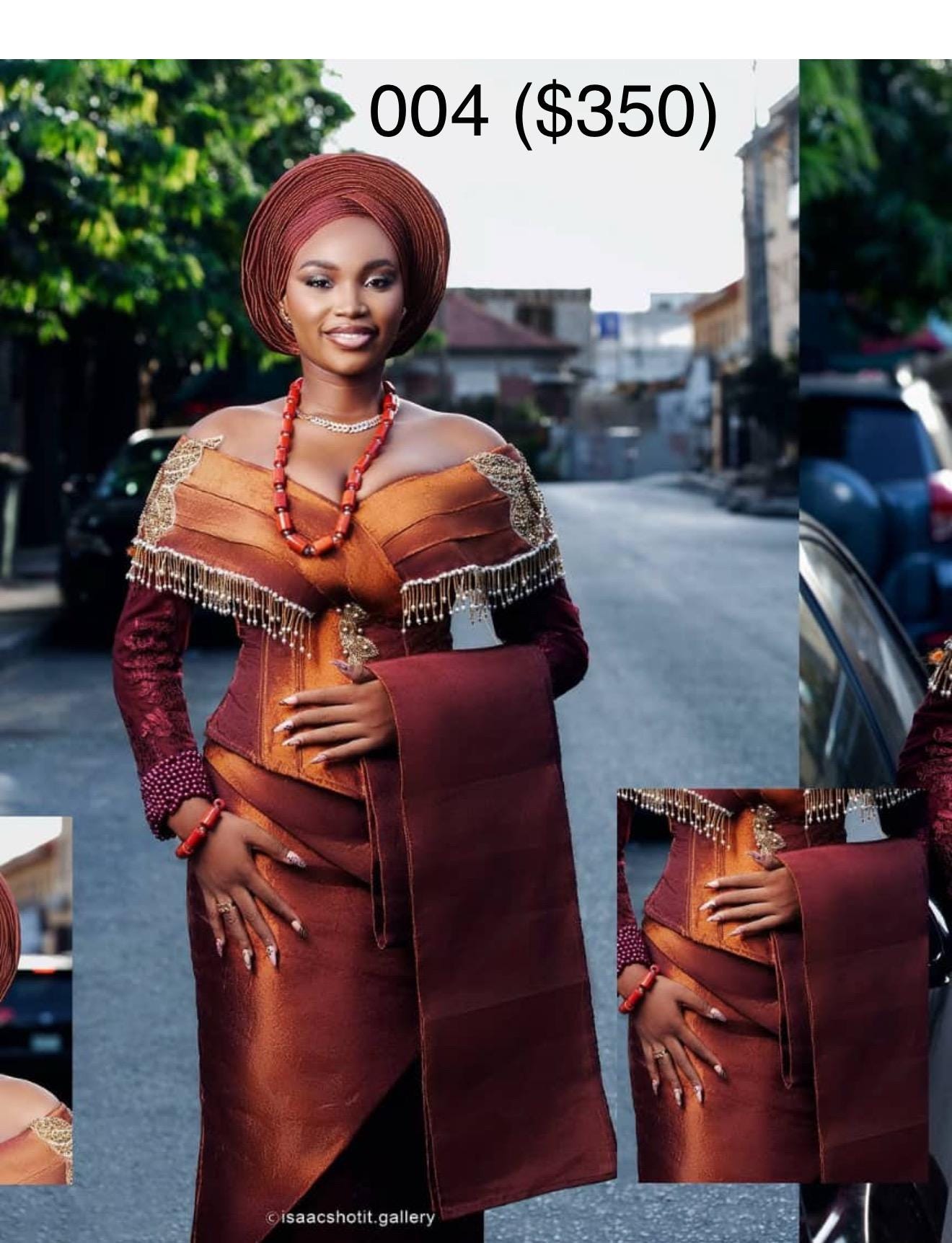 Luxury Mint Aso-oke Gown Set – Gele, Ipele, Lace Gown - Yoruba Attire ...