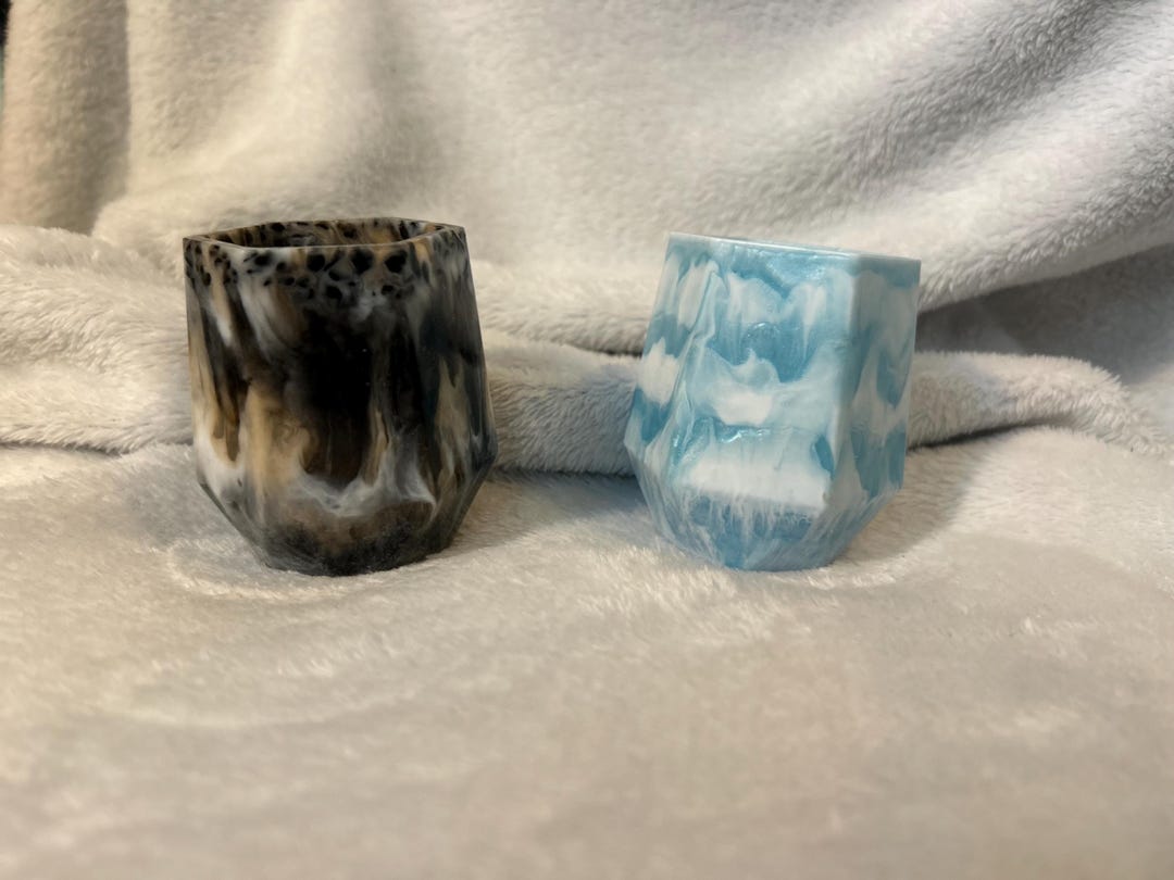 Handmade Resin Pencil Holder / Mini Vase - Etsy